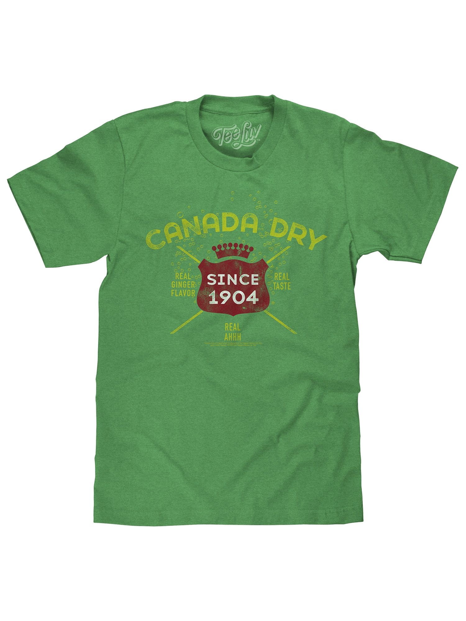 Tee Luv Canada Dry Ginger Ale Faded Drink Logo Shirt (Men's) (XXL ...