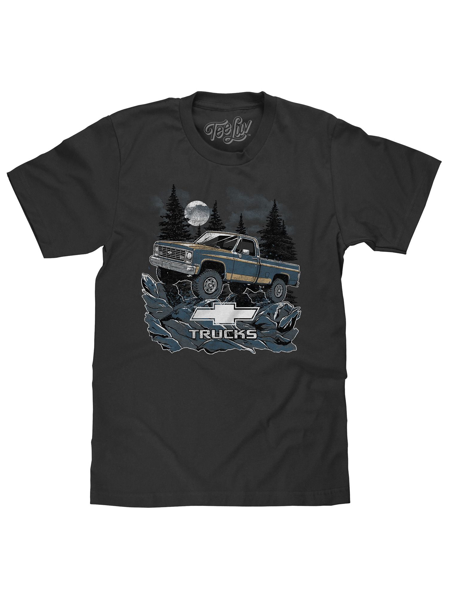 Tee Luv Chevrolet Trucks Square Body Graphic Tee Shirt (Men's) (XXL ...