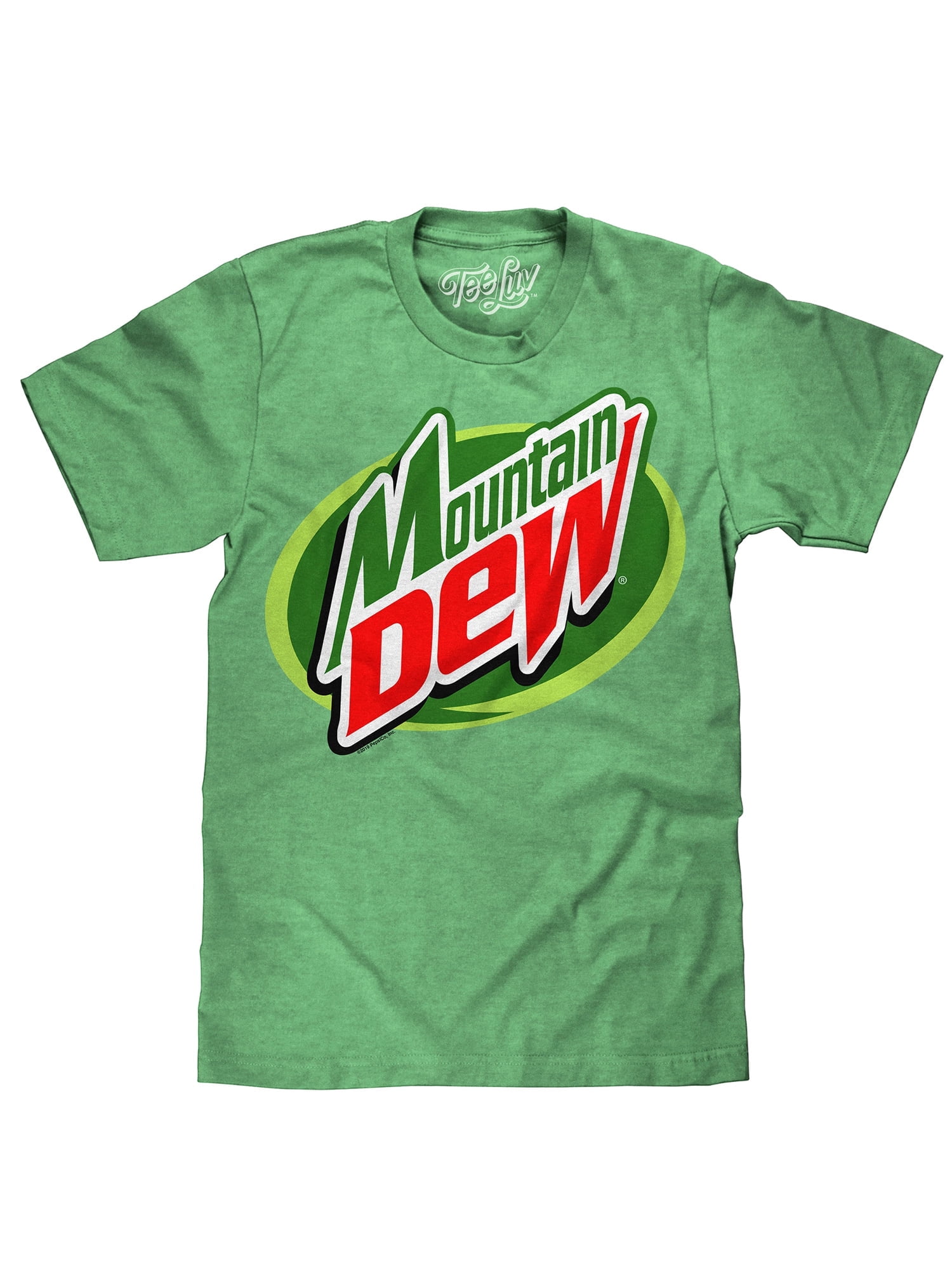 Tee Luv Men's Big and Tall Mountain Dew Soda Logo Shirt (4XLT) - Walmart.com