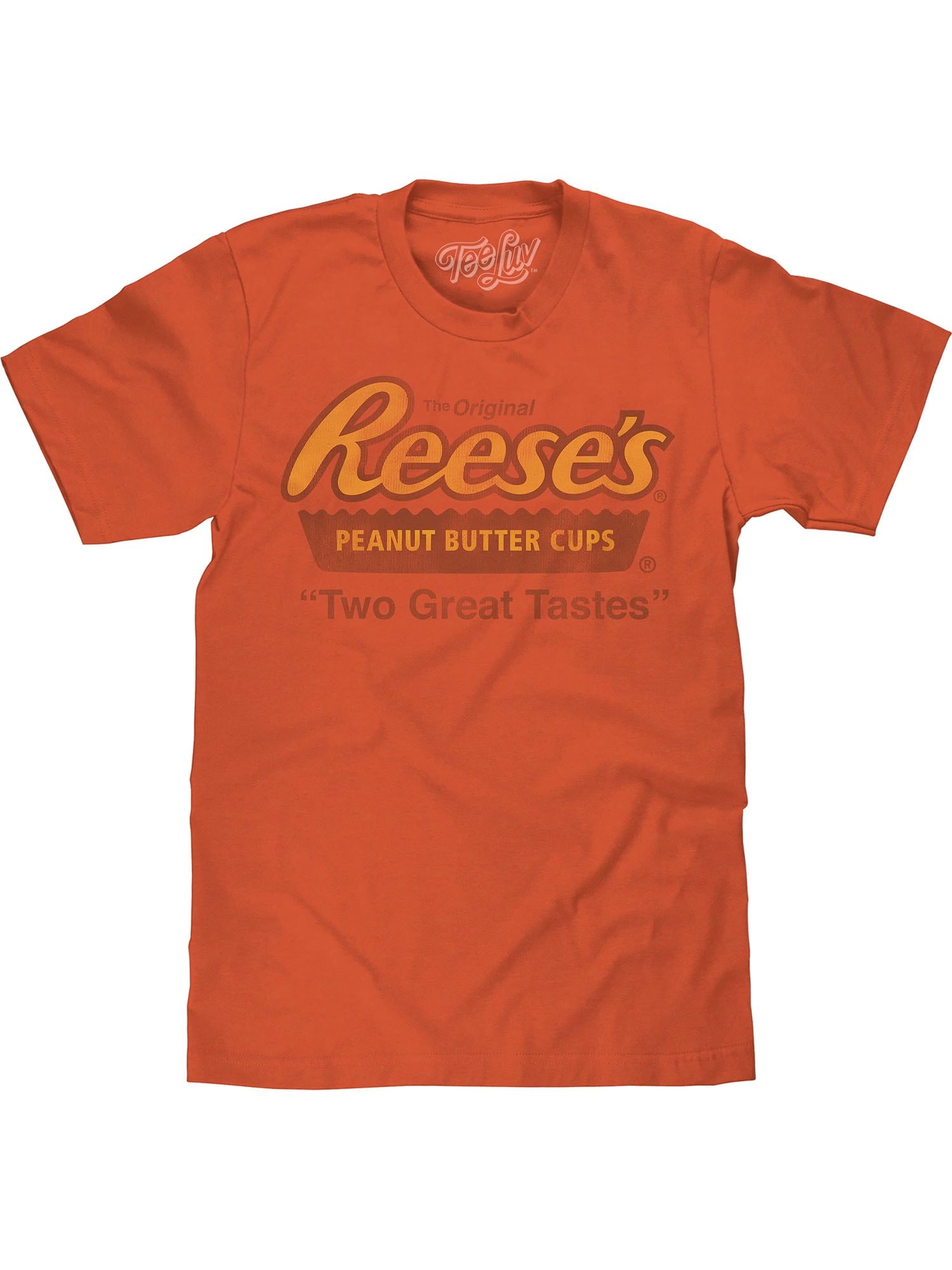 Tee Luv Men's Big and Tall Reese's Peanut Butter Cup Two Great Tastes ...