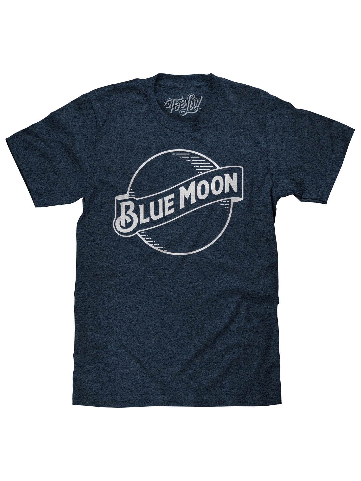 Tee Luv Men's Blue Moon Beer Logo T-Shirt (M) - Walmart.com
