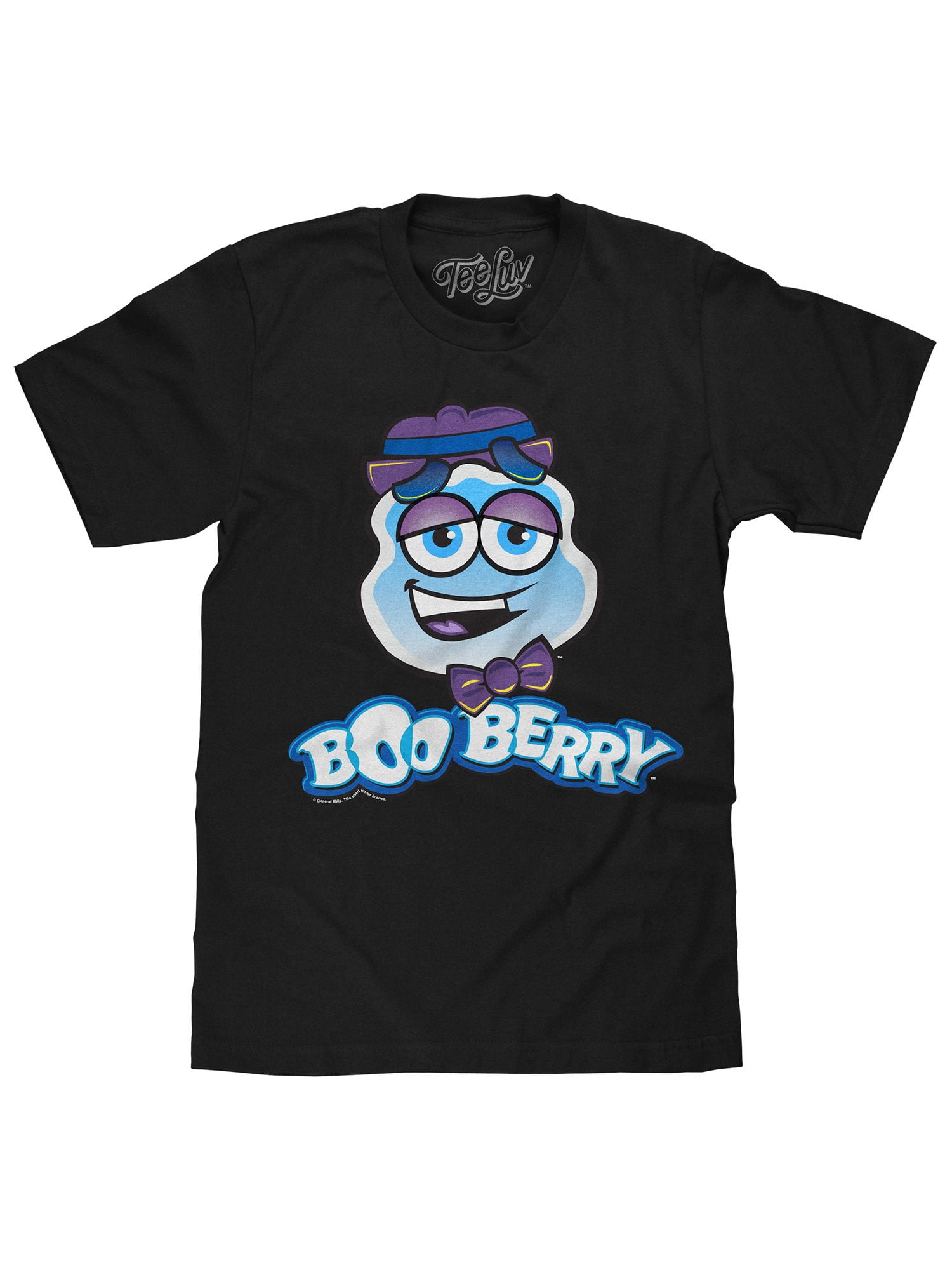 Tee Luv Men's Boo Berry Monster Cereal Ghost Shirt (M) - Walmart.com