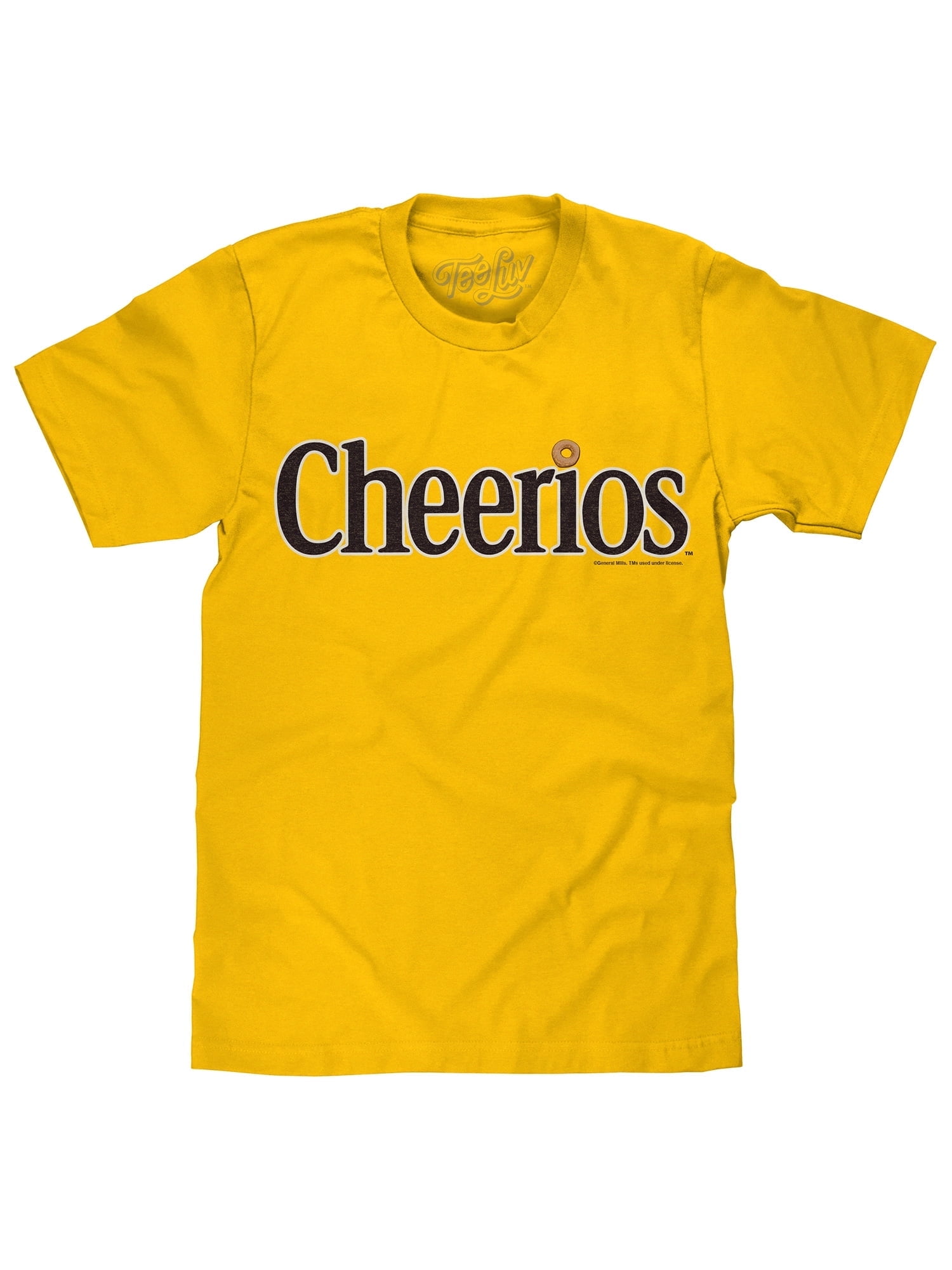 Tee Luv Cheerios Cereal Box Logo T-Shirt (Men's) (S) - Walmart.com