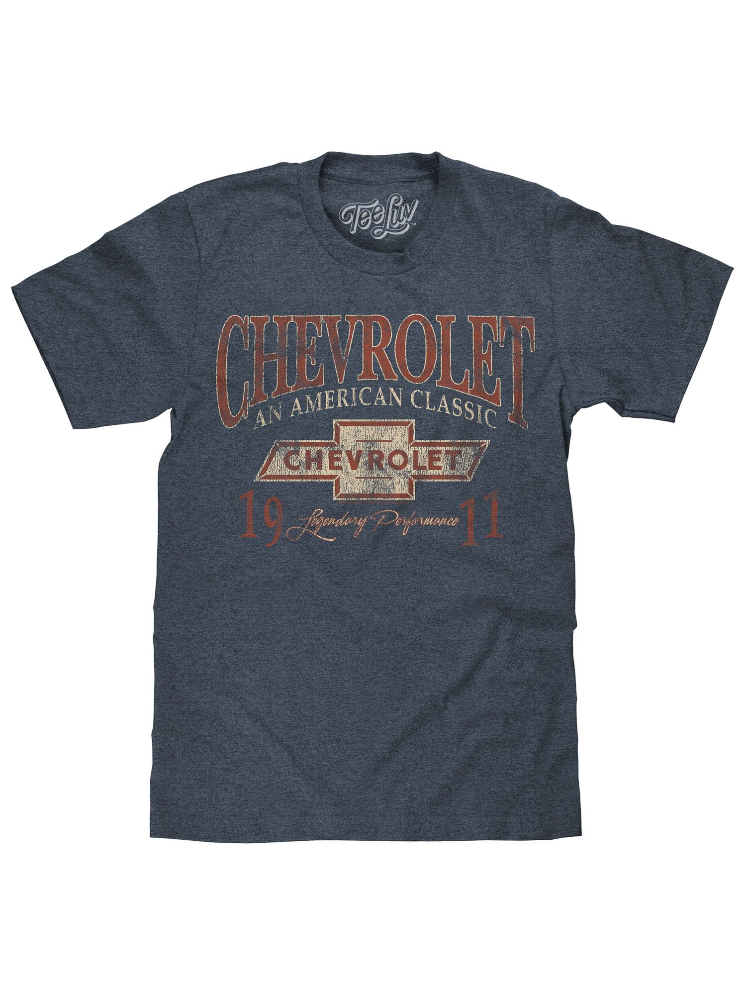 Tee Luv Chevrolet Classic Men's T-Shirt - Chevy Graphic Tee Merchandise ...