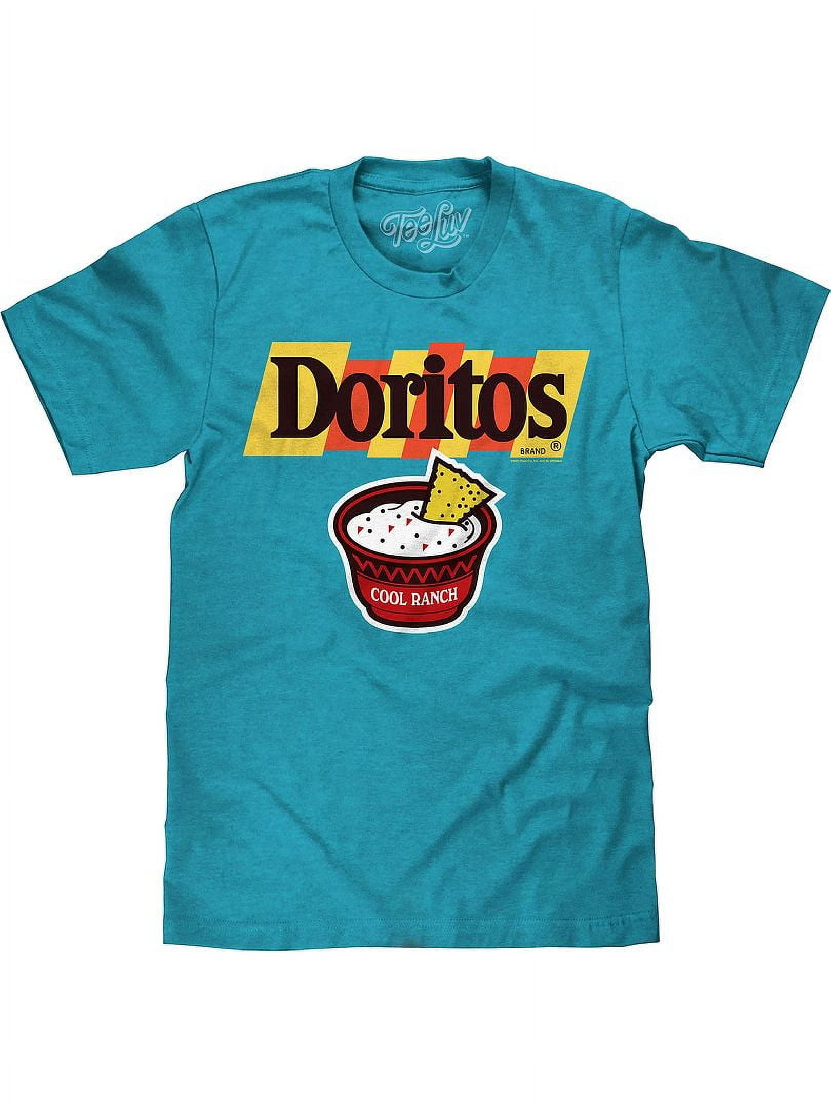 Tee Luv Men's Cool Ranch Doritos Tortilla Chip Shirt (XXL) - Walmart.com