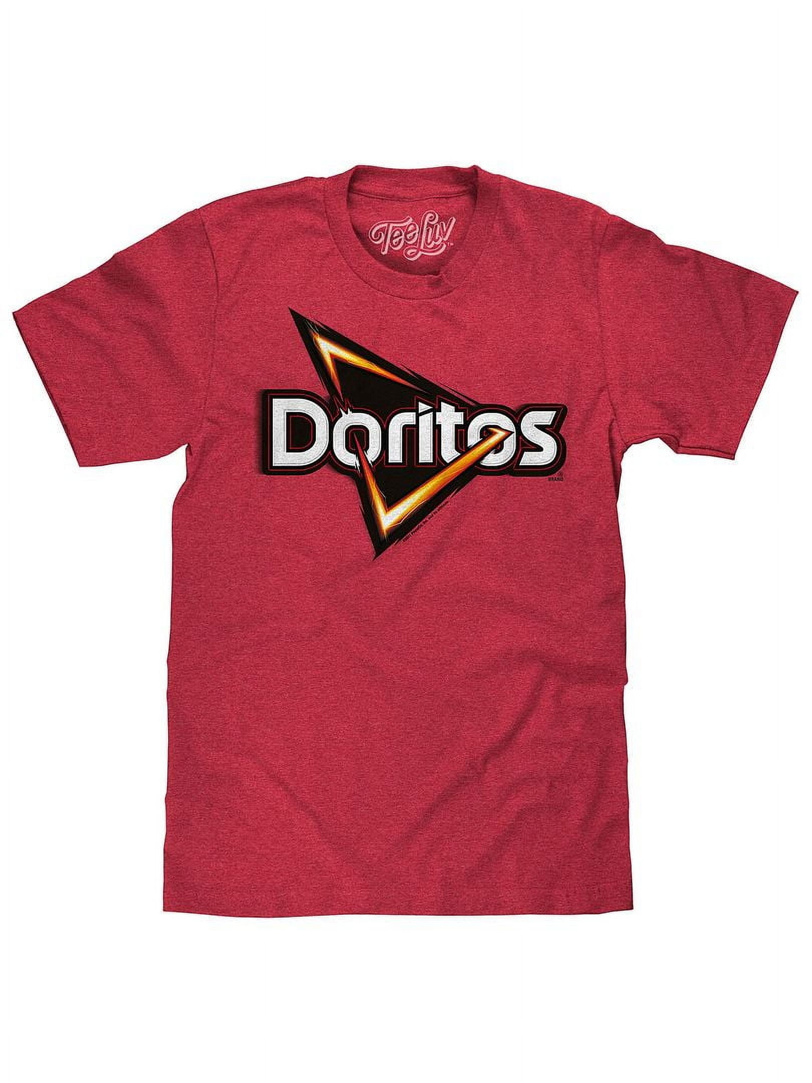 Tee Luv Men's Doritos Tortilla Chip Snack Logo Shirt (L) - Walmart.com