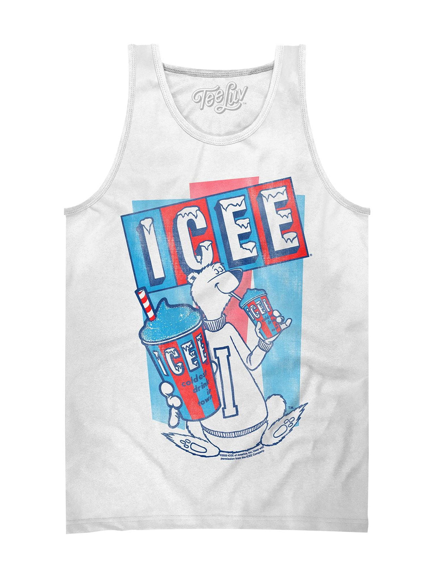 Tee Luv Men's Faded ICEE Polar Beer Tank Top (XL) - Walmart.com