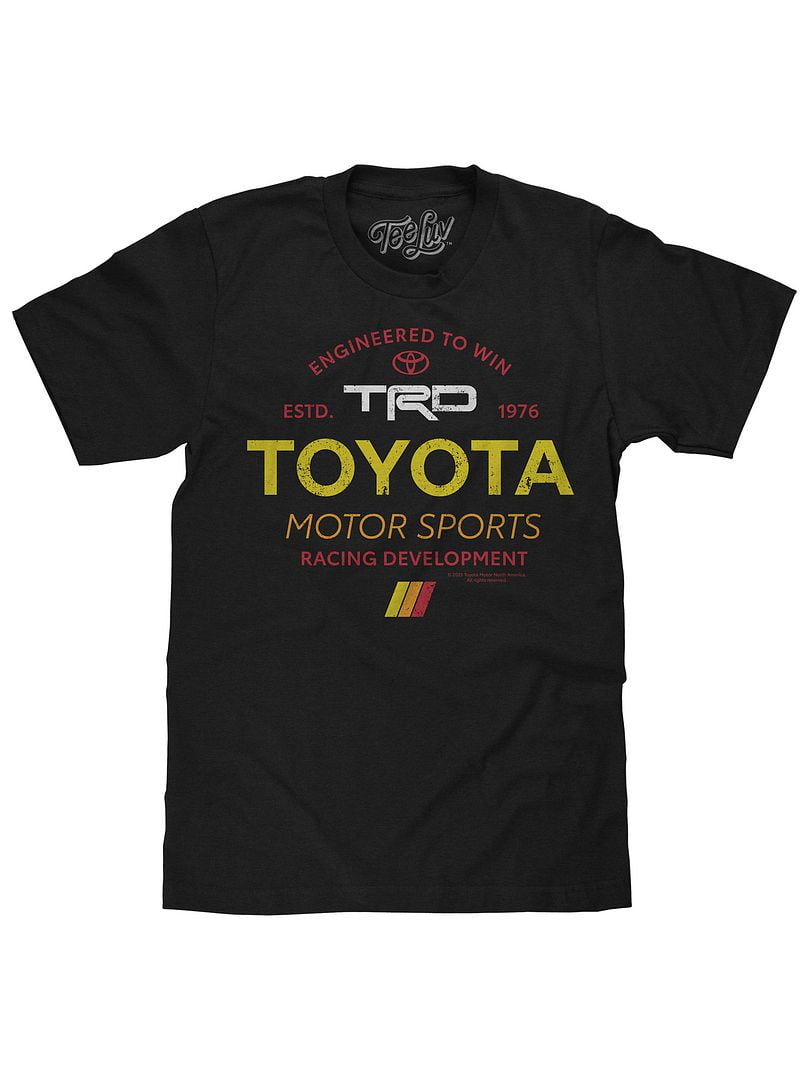 Tee Luv Men's Faded Toyota Racing Development TRD Motor Sports Shirt ...