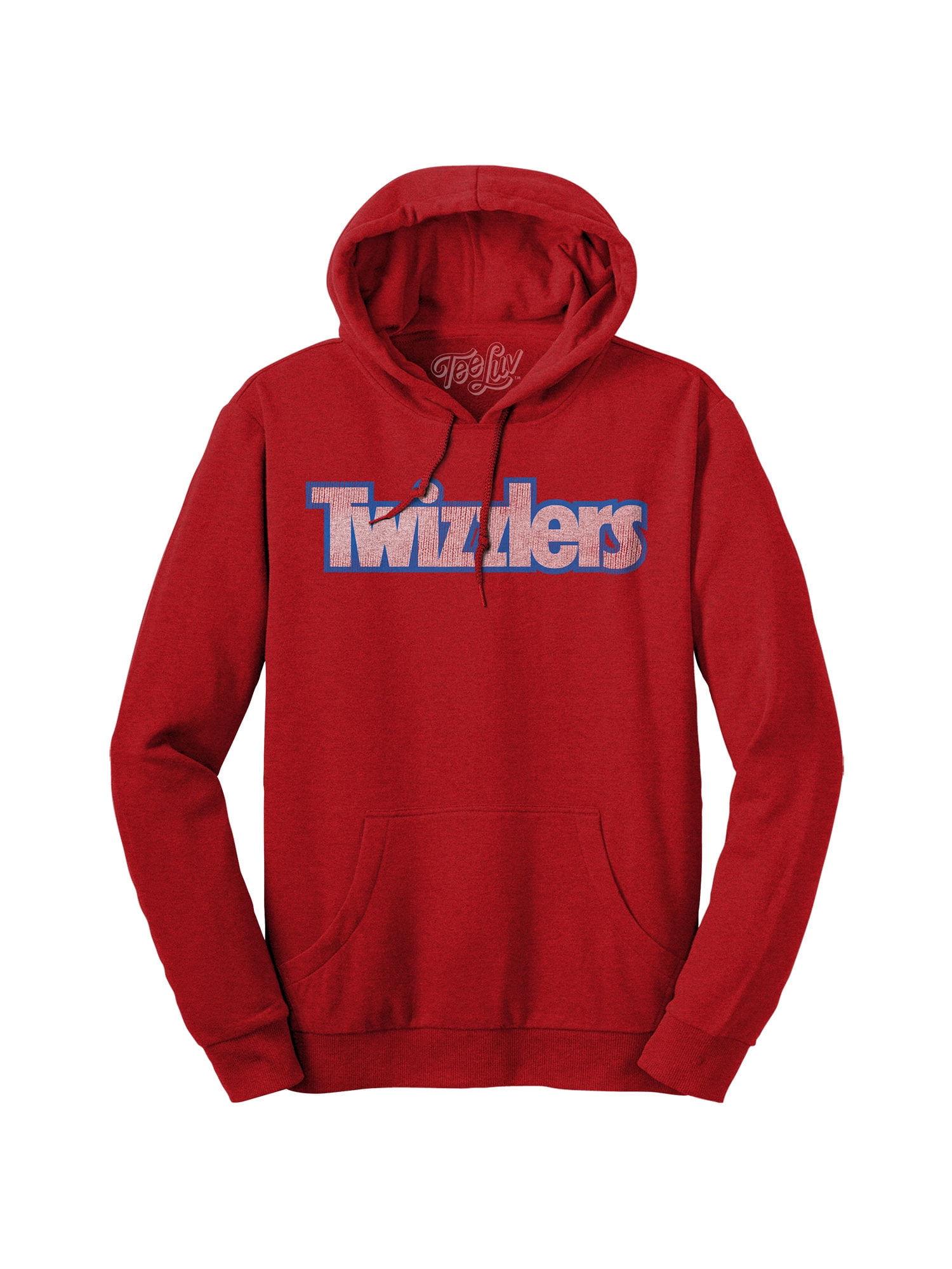 Tee Luv Men's Faded Twizzlers Candy Logo Hoodie (L) - Walmart.com