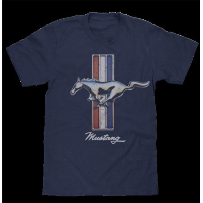 ford mustang logo licensed t-shirt poly cotton blend classic look - xx ...