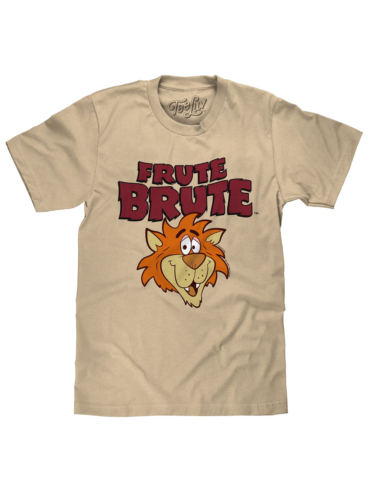 Tee Luv Men's Frute Brute Cereal Cartoon Werewolf T-Shirt (S) - Walmart.com