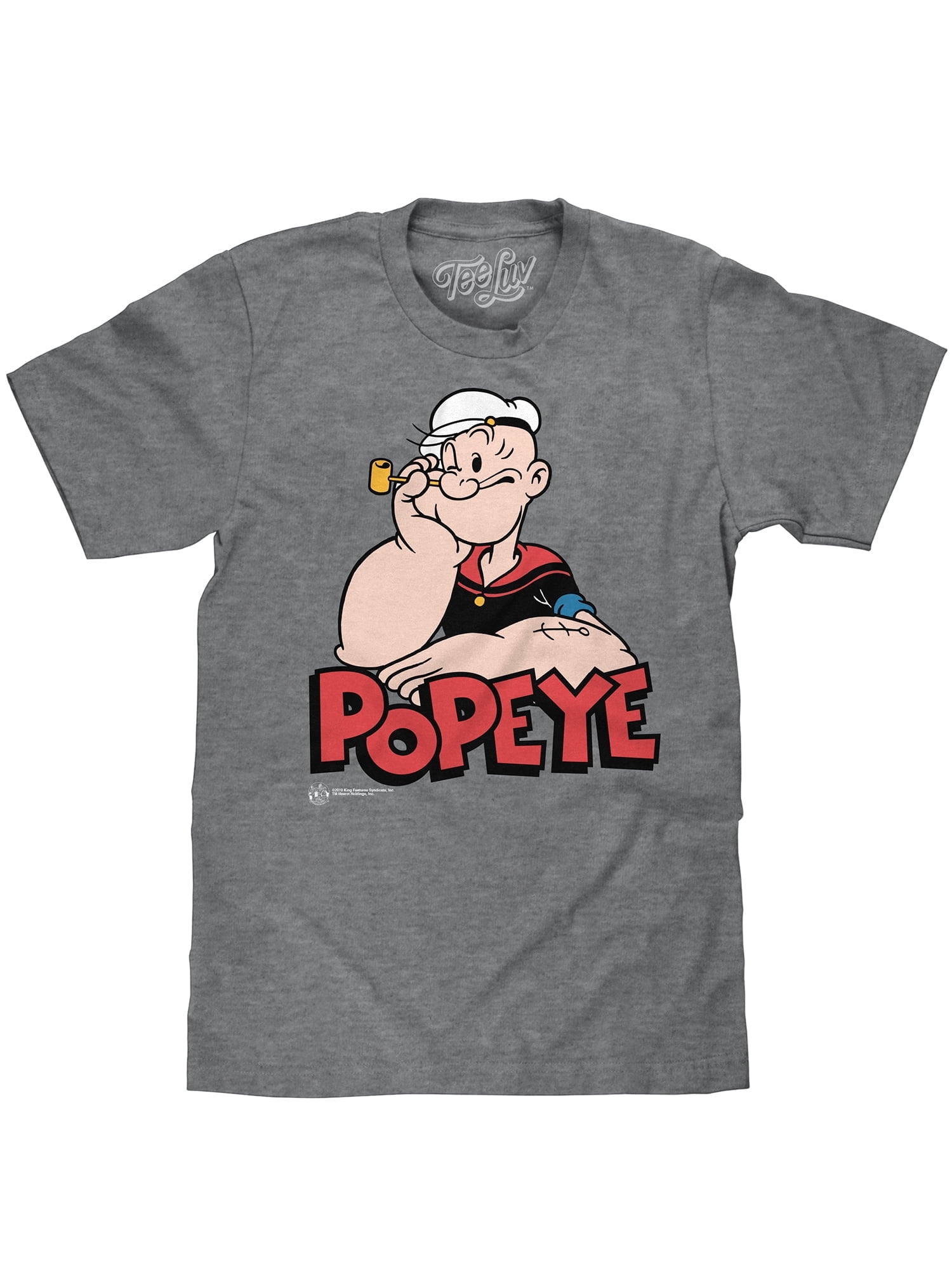 Tee Luv Men's Popeye Sailor Graphic Shirt, Adult Sizes, XXL - Walmart.com
