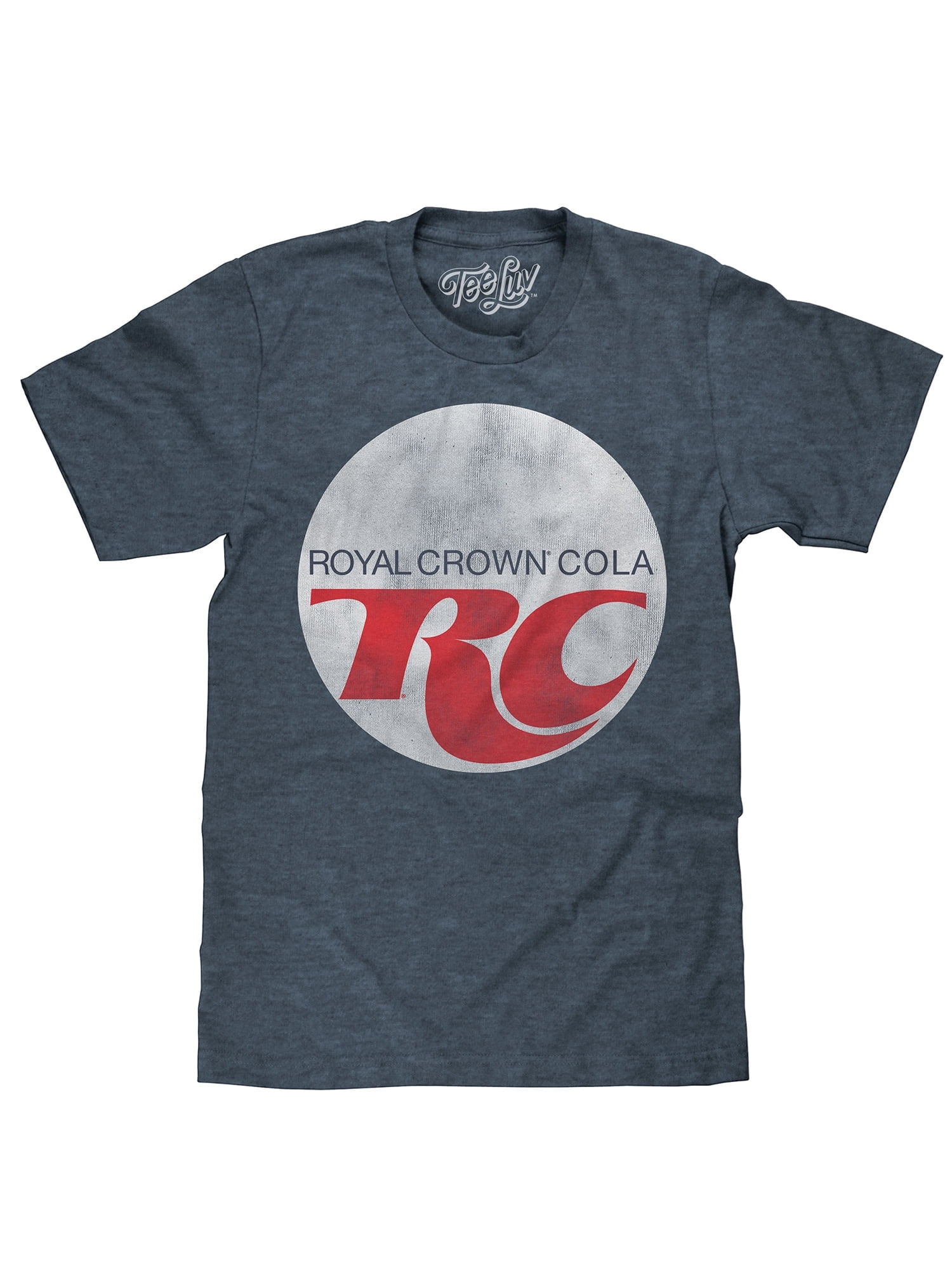 Tee Luv Men's RC Cola Apparel - Royal Crown Soda Logo T-Shirt, Vintage ...