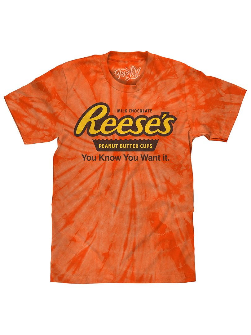 Tee Luv Men's Reese's Peanut Butter Cups Tie Dye Top Shirt, Clothing ...