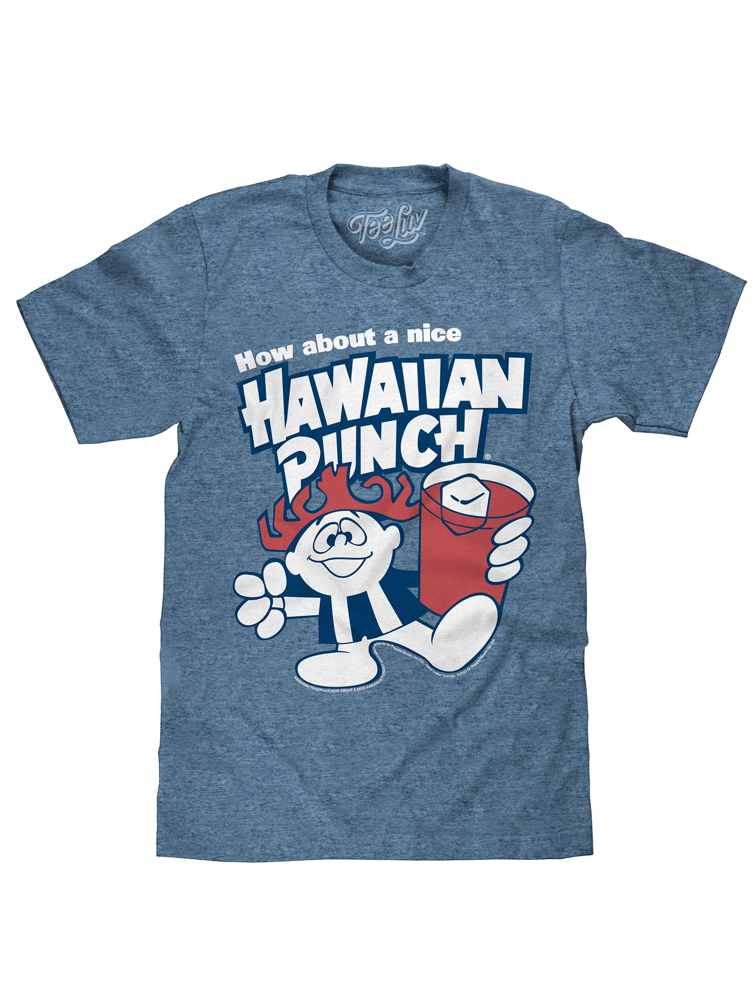 Tee Luv Men's Retro 80s How About A Nice Hawaiian Punch Shirt (XXL ...