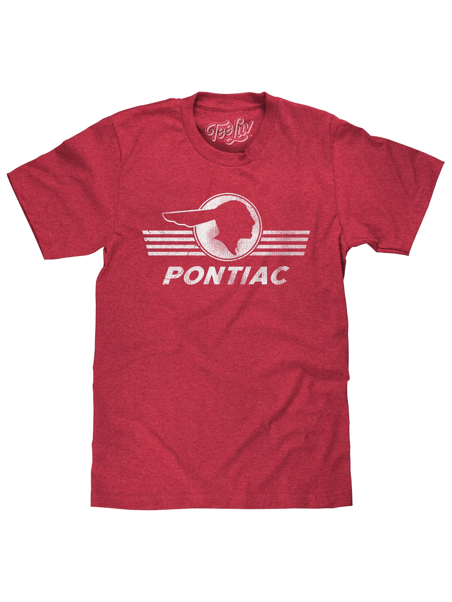 Tee Luv Men's Retro Pontiac Car Logo Shirt (M) - Walmart.com