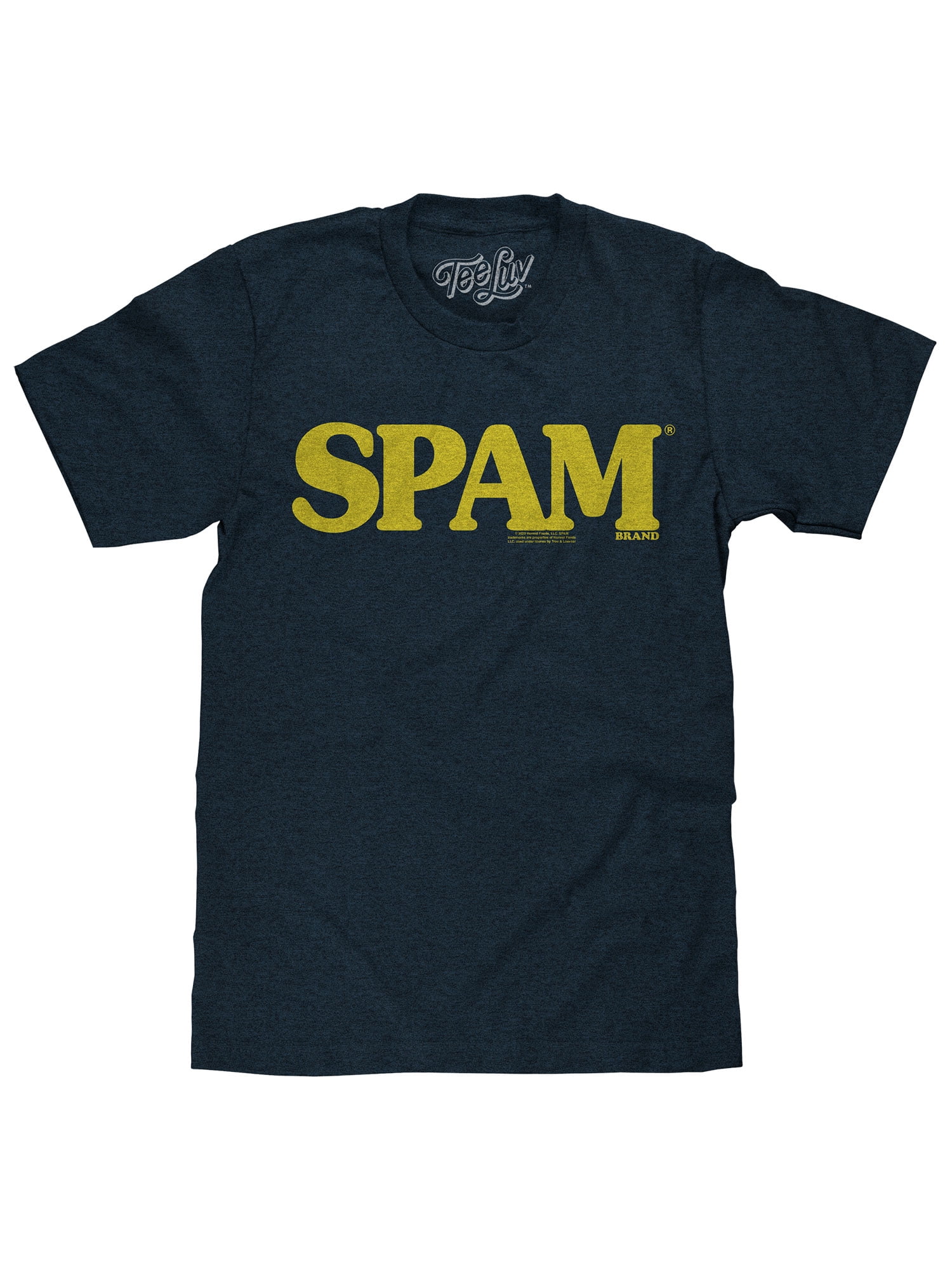 Tee Luv Men's Retro SPAM Food Logo Shirt (L) - Walmart.com