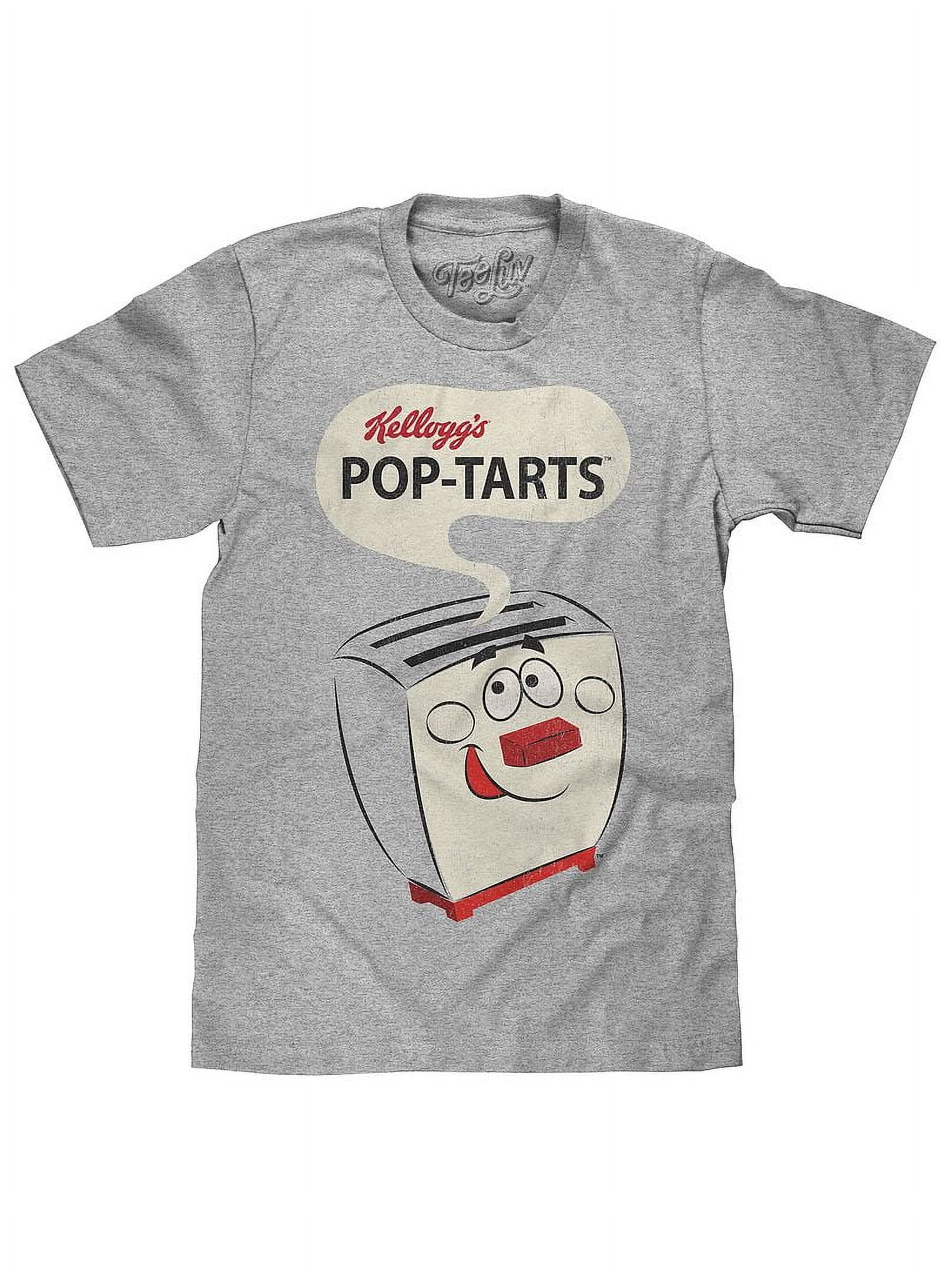 Tee Luv Men's Vintage Pop-Tarts Cartoon Toaster Shirt (L) - Walmart.com