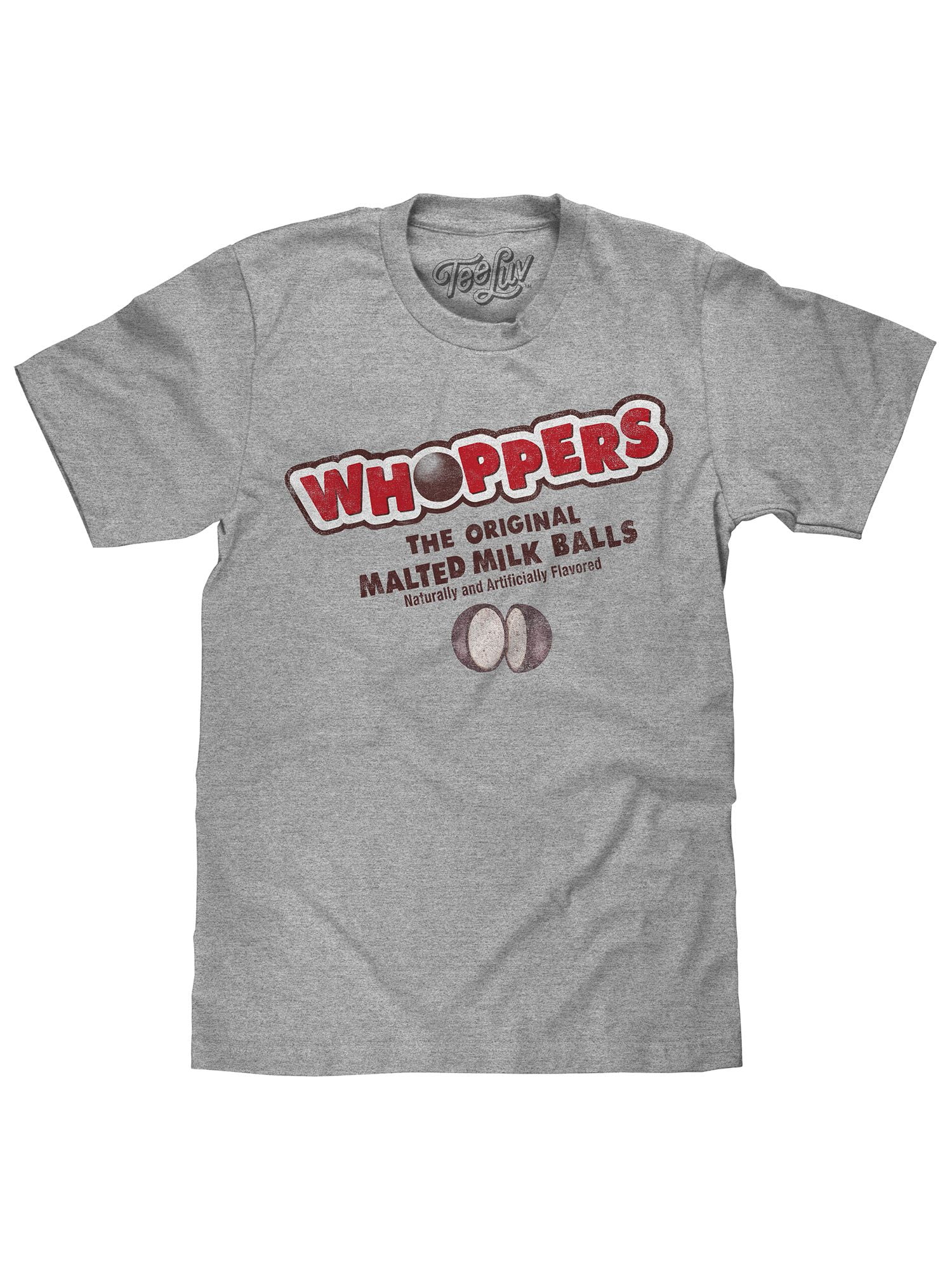 Tee Luv Men's Whoppers Chocolate Candy Logo T-Shirt (L) - Walmart.com