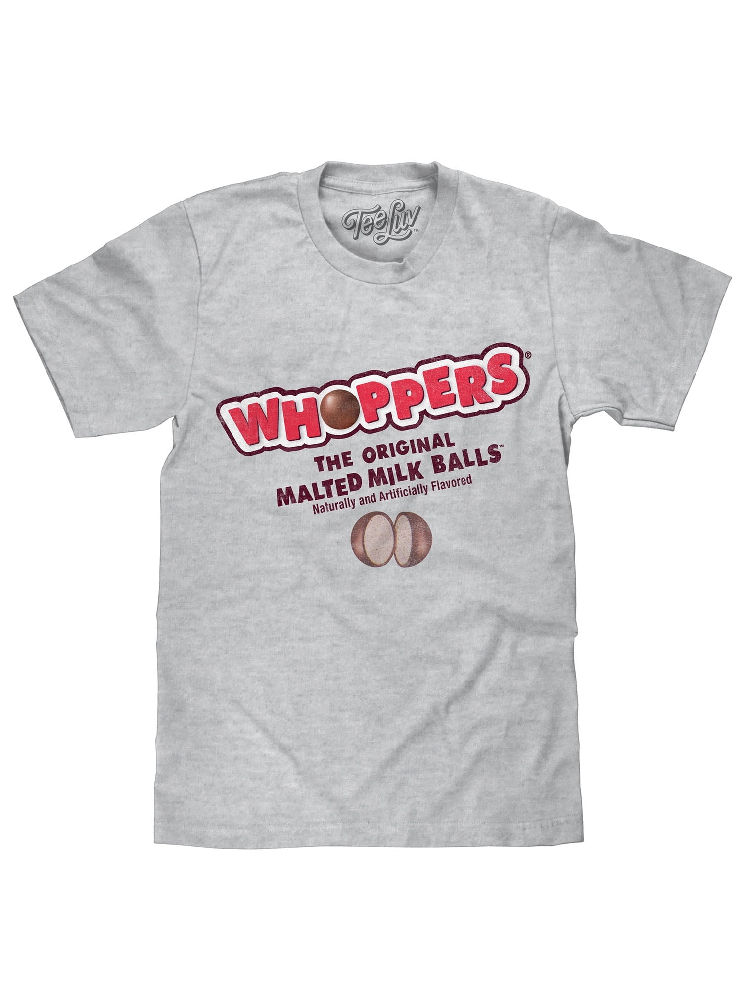 Tee Luv Men's Whoppers Chocolate Candy Logo T-Shirt (L) - Walmart.com