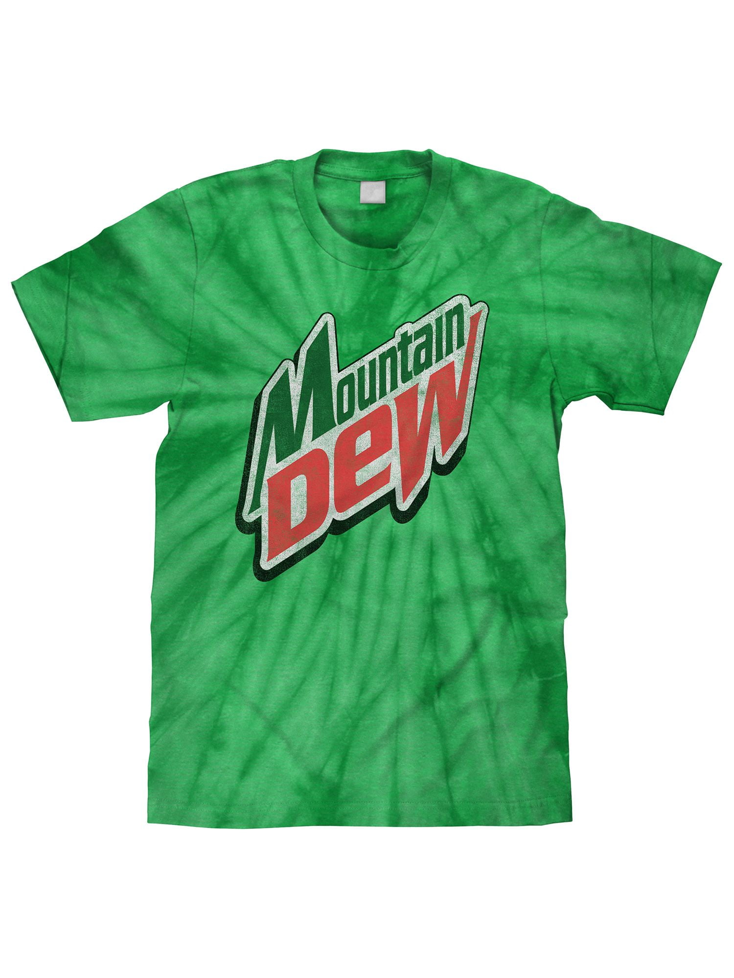 Tee Luv Mountain Dew Faded Soda Logo Tie Dye Shirt (Men's) (S ...
