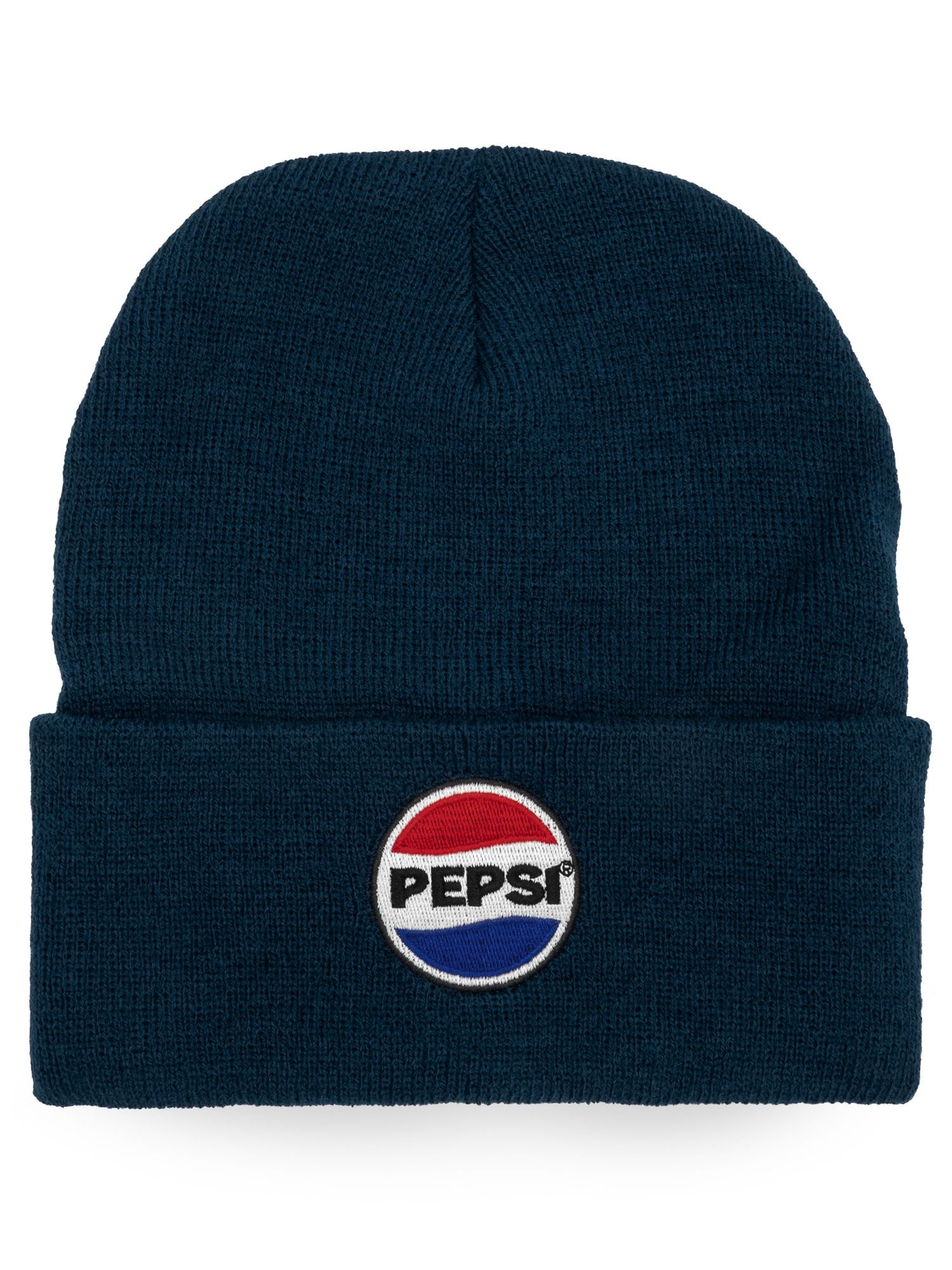 Tee Luv Pepsi Soda Logo Navy Blue Beanie - Walmart.com