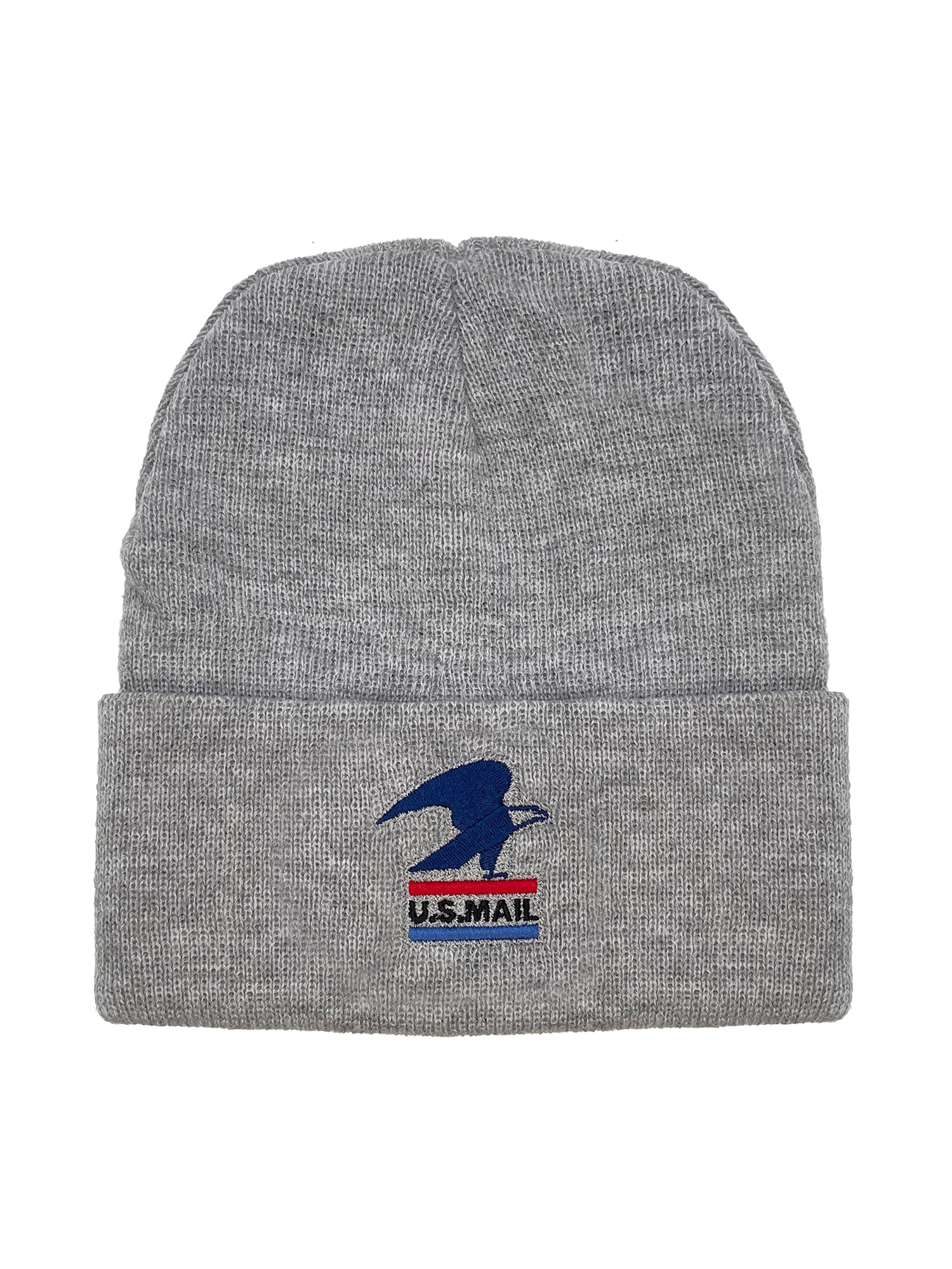 Tee Luv U.S. Mail Standing Eagle USPS Gray Beanie - Walmart.com