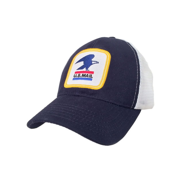Tee Luv USPS U.S. Mail Eagle Logo Trucker Style Hat - Walmart.com