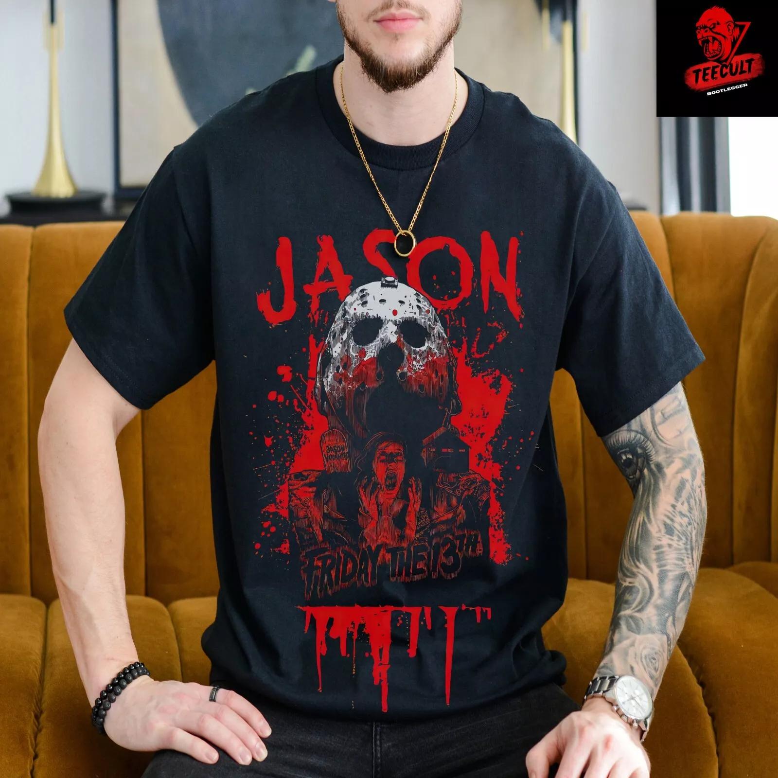 Tee Oder Brand New Jason Voorhees Friday The 13th Horror Movie