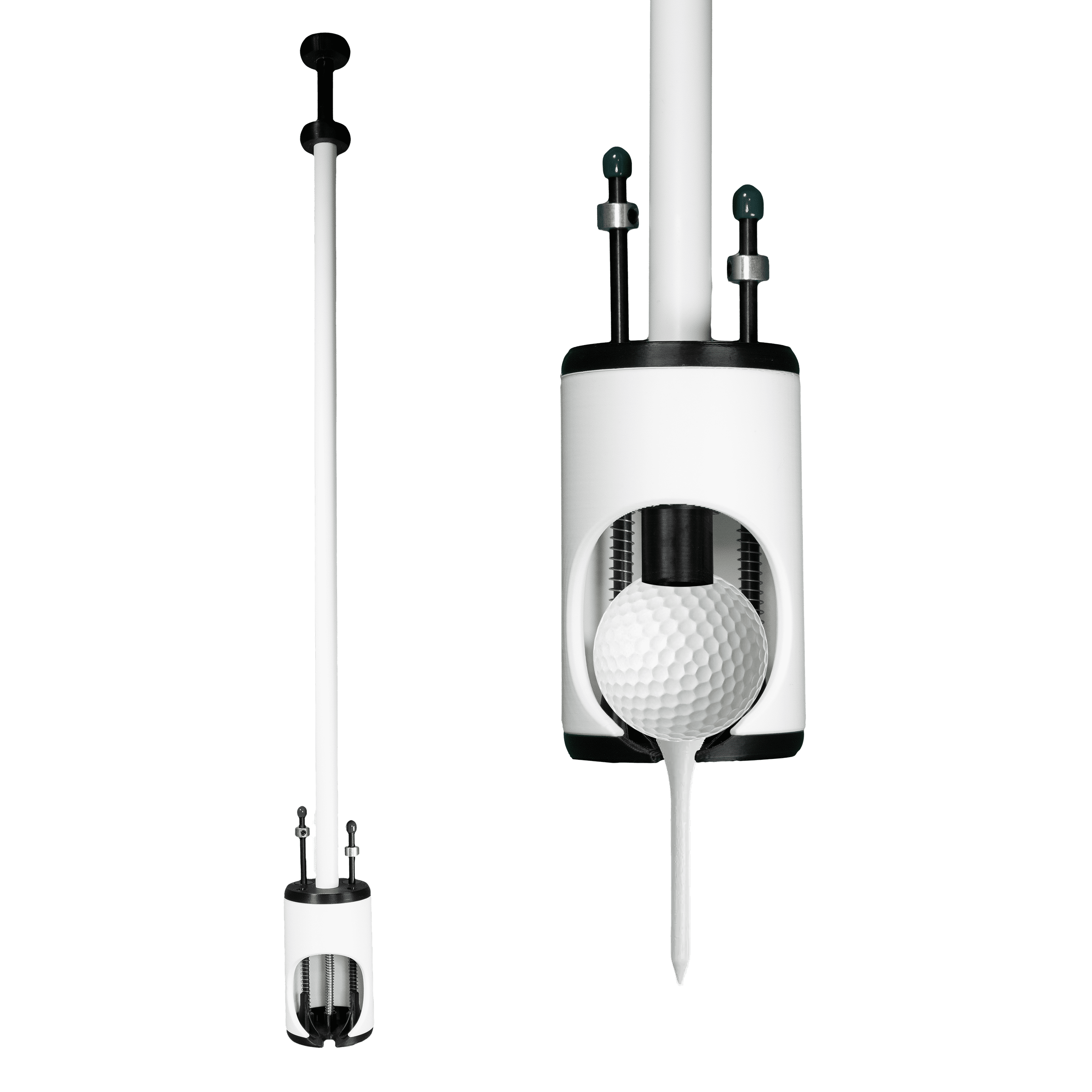 Tee Pal Pro Golf Ball Teeing Device W/2 Magnetic Tee Height Probes For ...