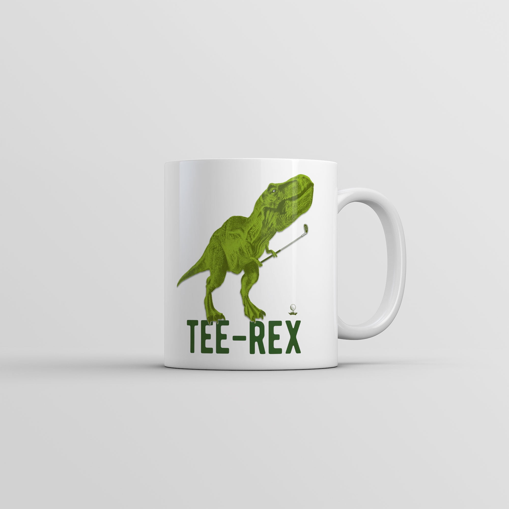 Tee Rex Golf Mug Funny Sarcastic Golfing Dino Graphic Coffee Cup ...