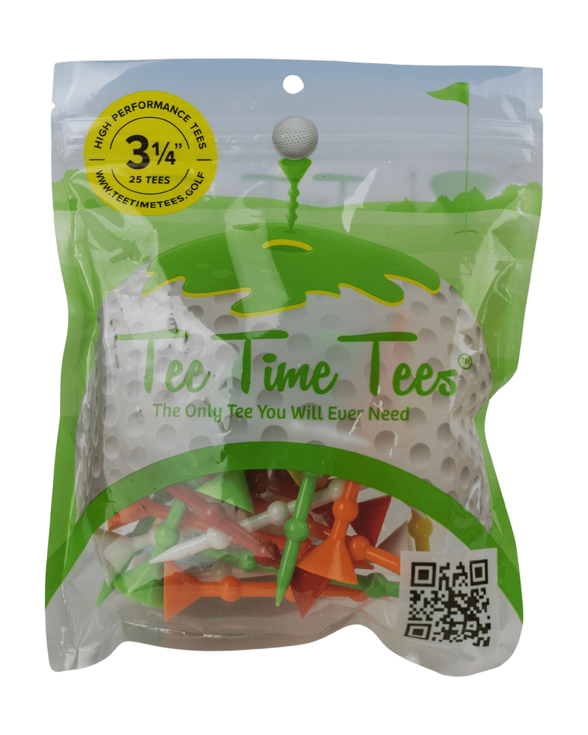 Tee Time Tees Bubble Tees (Pack of 25) Multi - Walmart.com