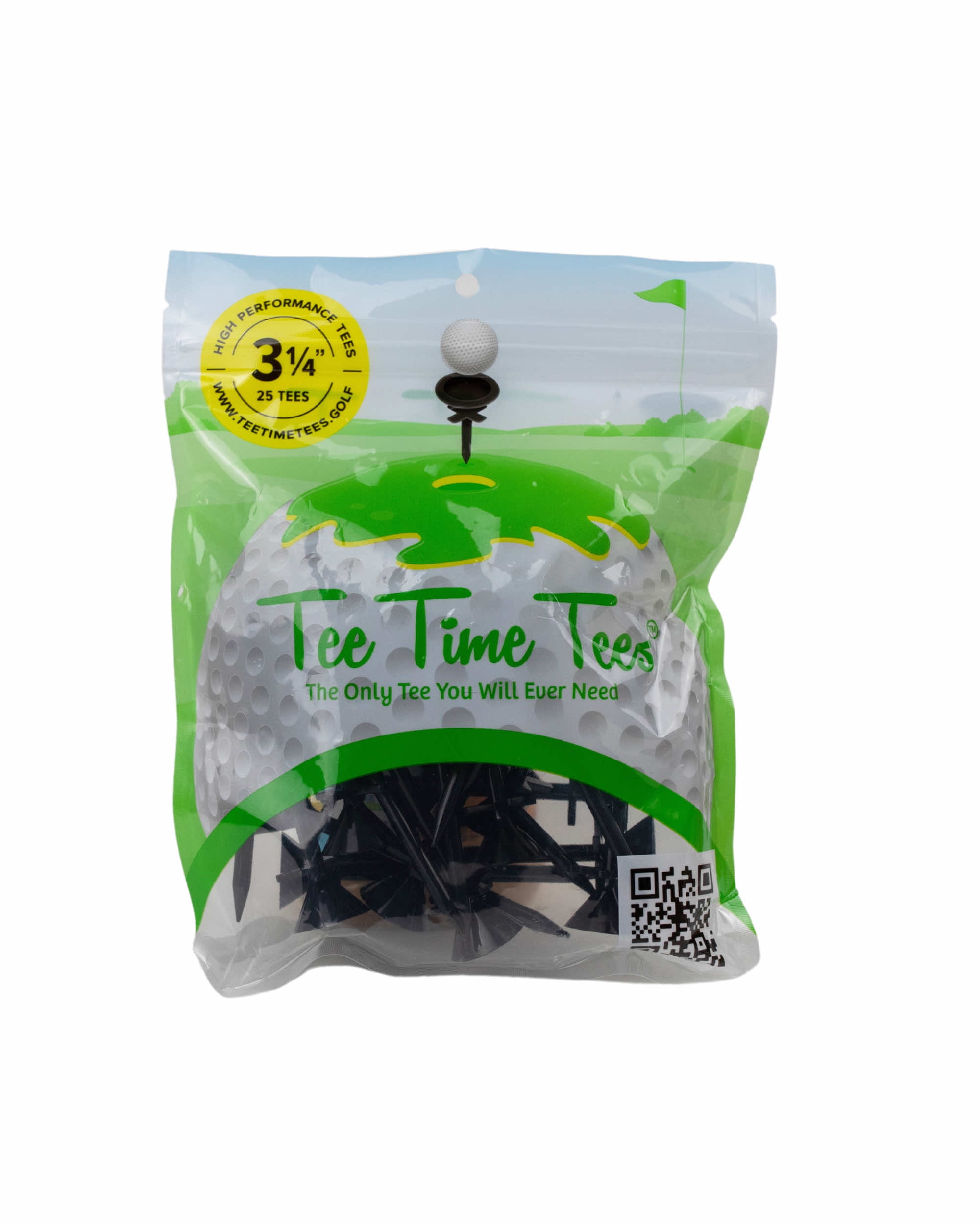 Tee Time Tees X-Tees (Pack of 25) Black - Walmart.com