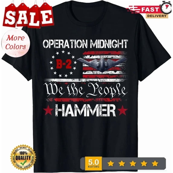 Tee With B-2 Stealth Jet Shirt Operation Midnight Hammer T-Shirt ...