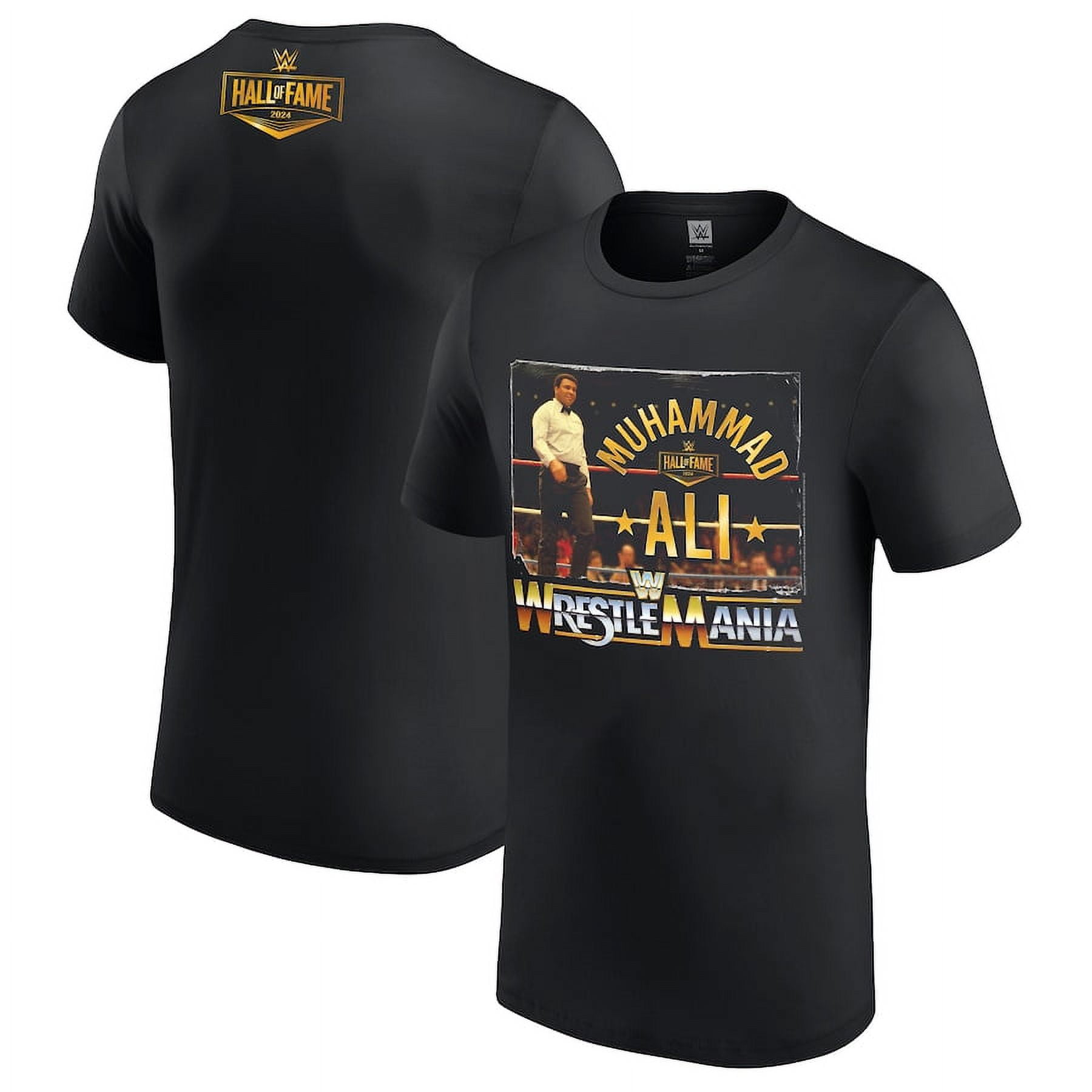 Tee shirt Adults, Men's Muhammad Ali Black 2024 Hall of Fame T-Shirt Up ...