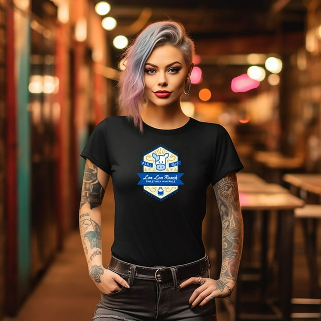 Tee Shirt Adults The Legend Of Zelda Ocarina Of Time Lon Lon Ranch
