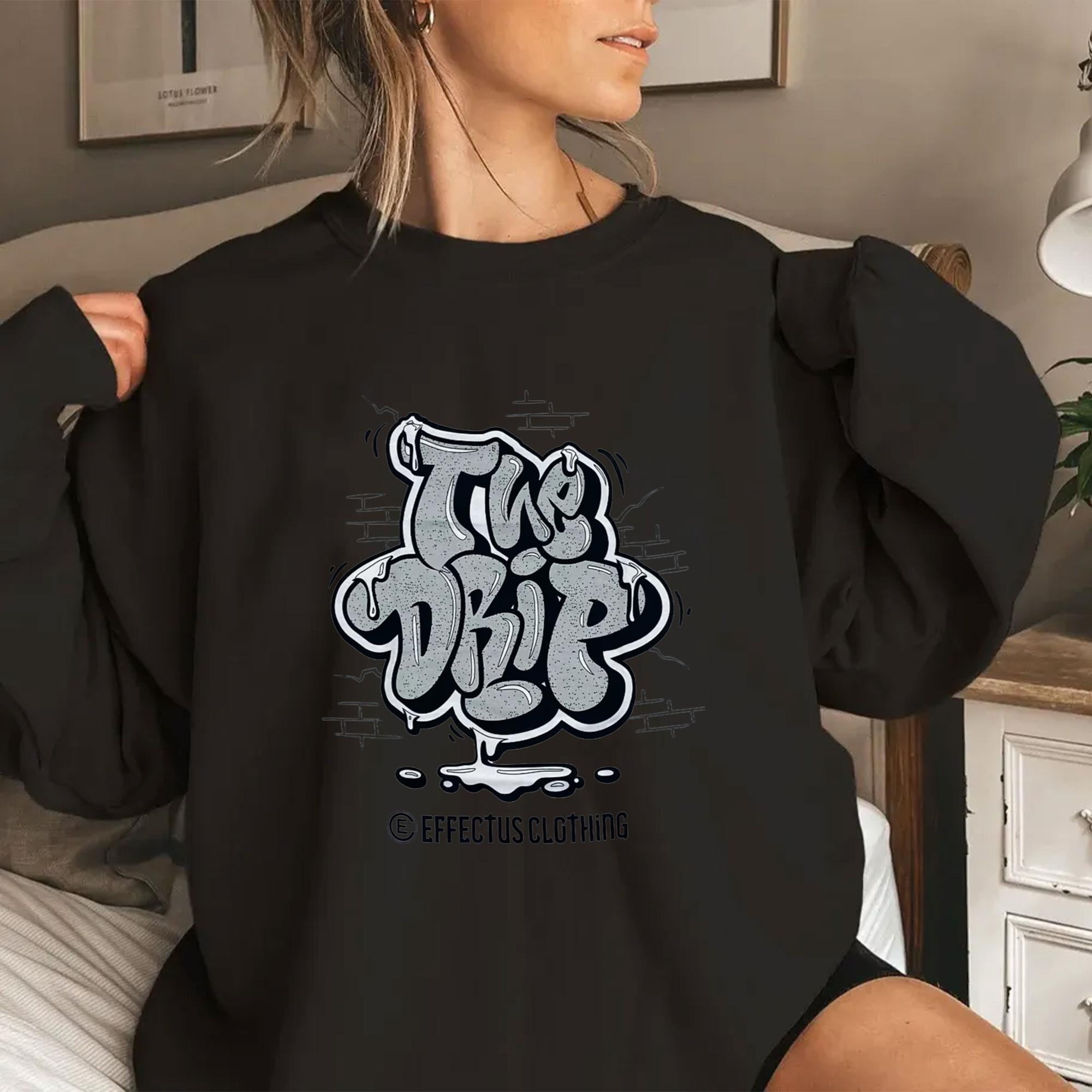 Tee to match Jordan Retro 4 White Oreo. Graff Drip Tee - Walmart.com