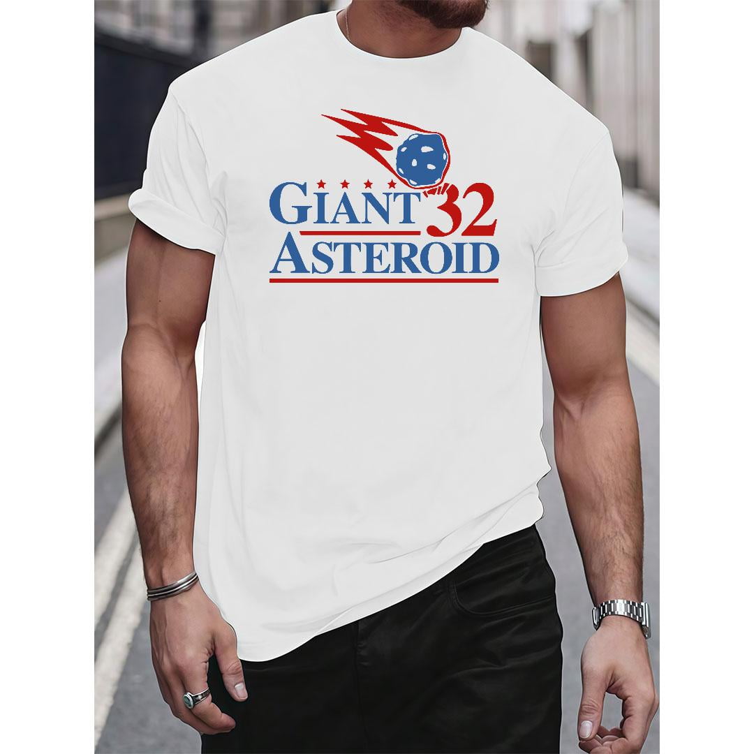 “Tee with ‘GIANT ASTEROID 32’ Retro - Inspired Graphic – Nostalgic Vibe ...