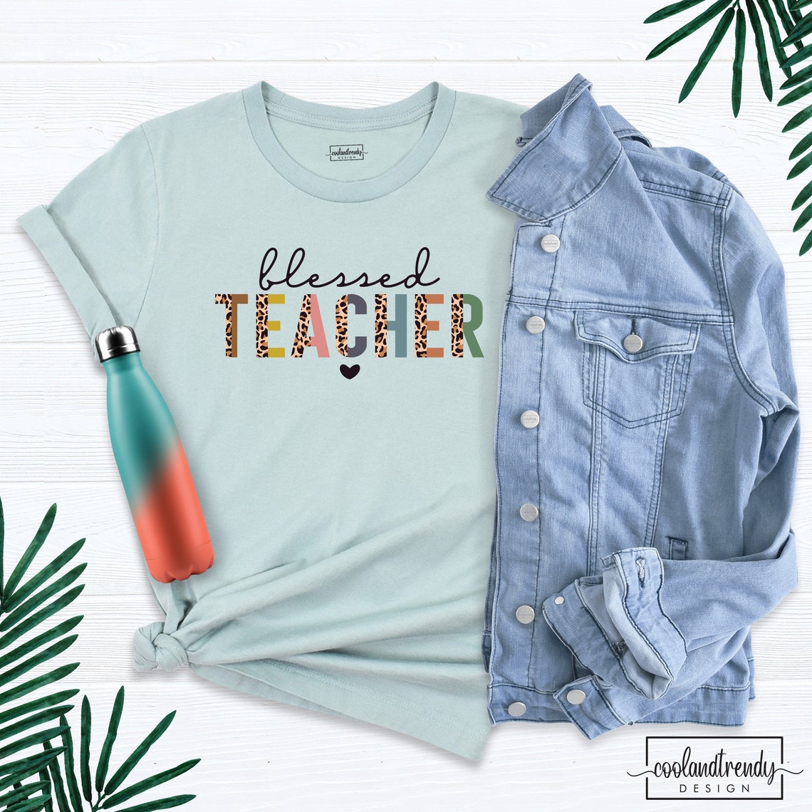 TeeFit Blessed Teacher Shirt, Gift For Teacher, First Day Of School ...
