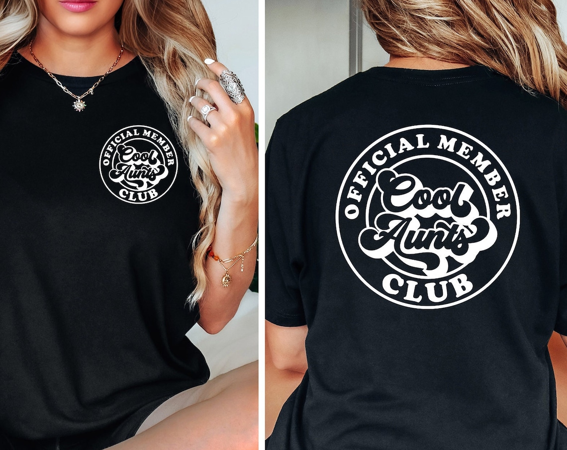 TeeFit Cool Aunts Club Shirt,Auntie Shirt,Auntie,Aunt Birthday Gift ...
