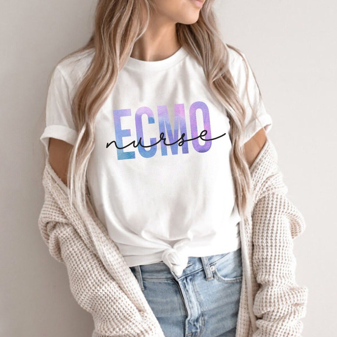 TeeFit Ecmo Nurse T-Shirt - Ecmo Specialist Shirt - Cvicu Icu Micu Sicu ...