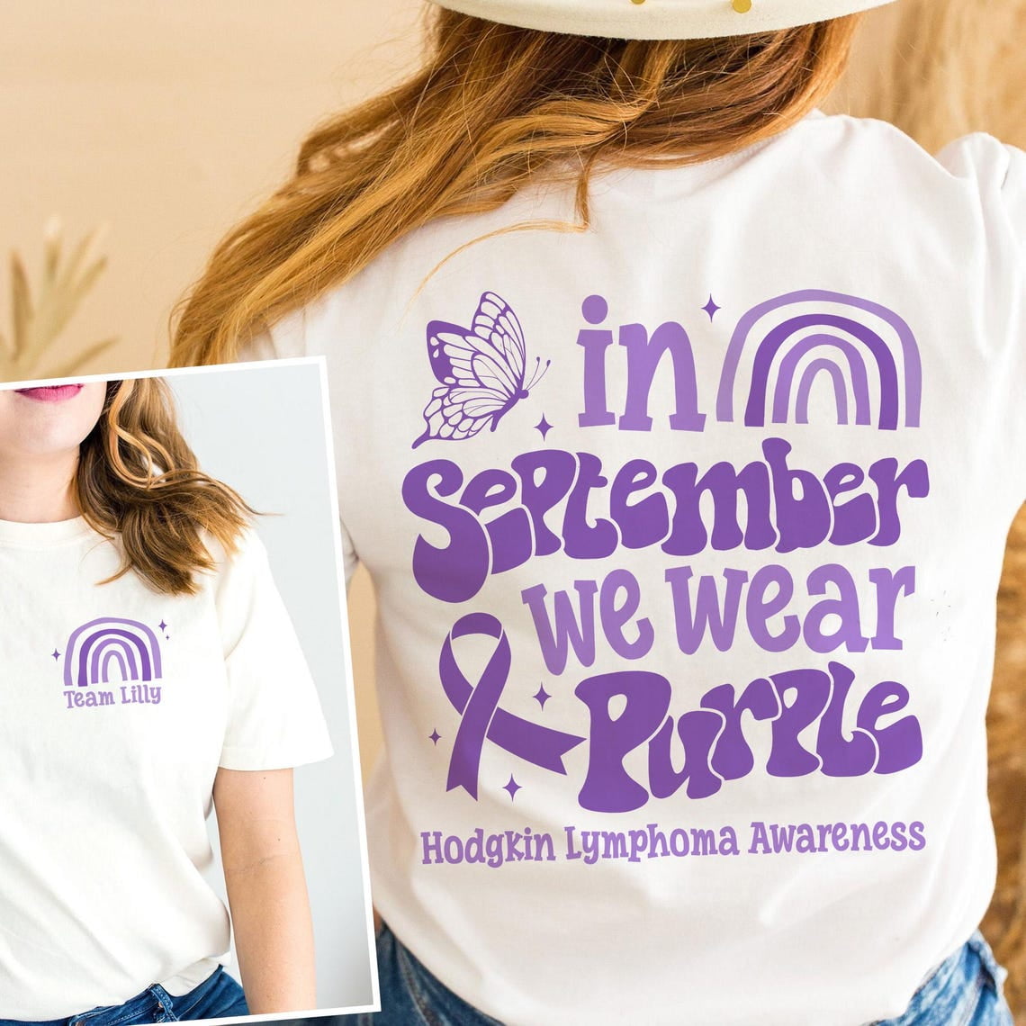 TeeFit Hodgkin Lymphoma Awareness Shirt, Hodgkin Lymphoma Shirt ...