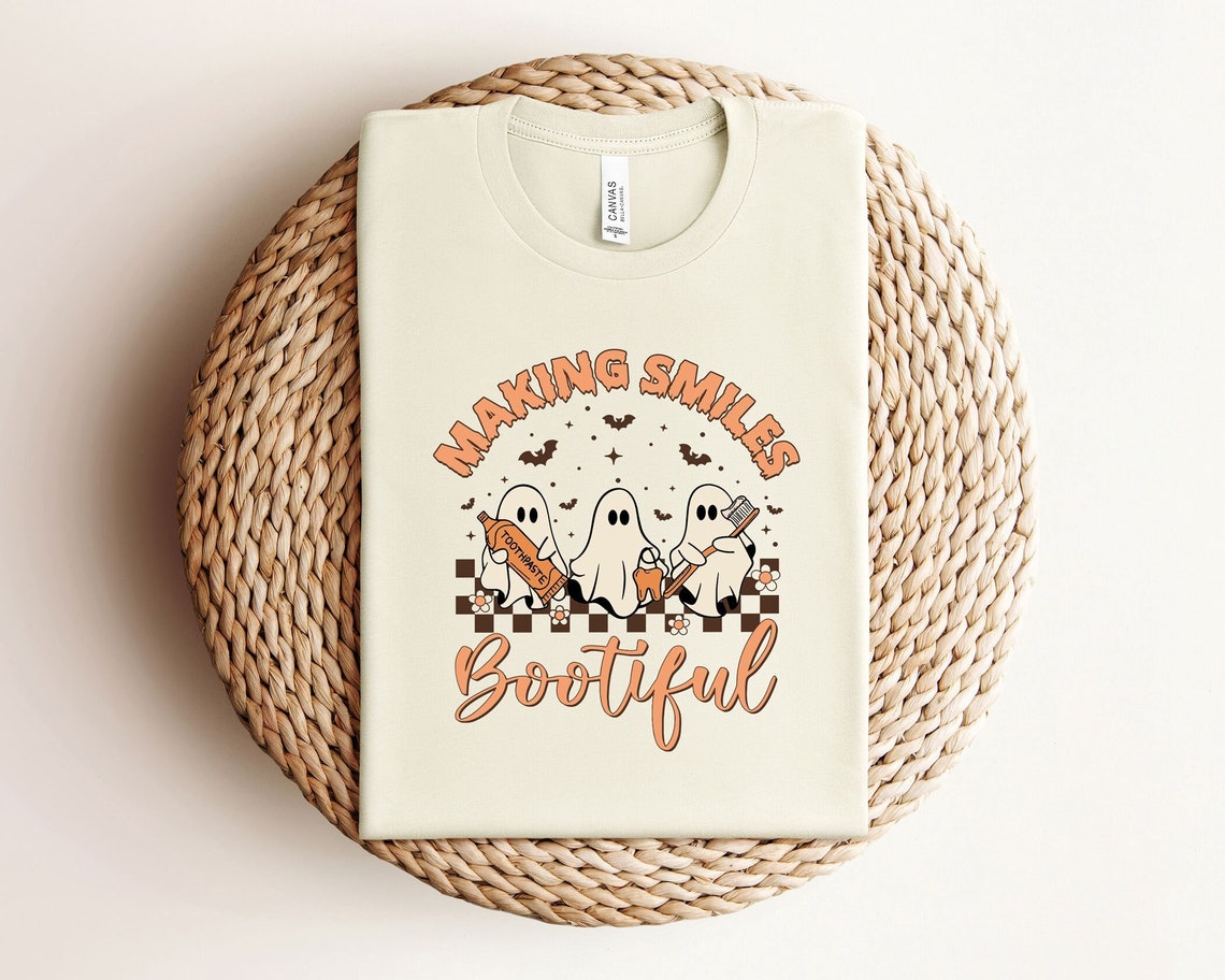 TeeFit Making Smiles Bootiful T-Shirt - Winter Holiday Dental Shirt ...
