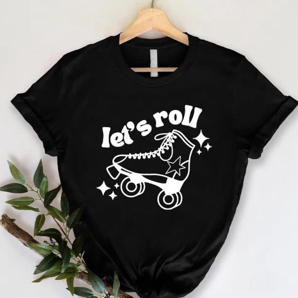 TeeFit Let's Roll Shirt, Roller Skate T-Shirt, Roller Skating Gifts ...