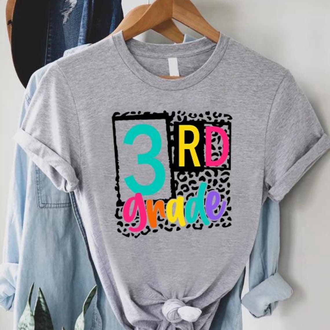 TeeFit Third Grade Teacher T-Shirt, Elementary Shirts, 3Rd Grade Team ...