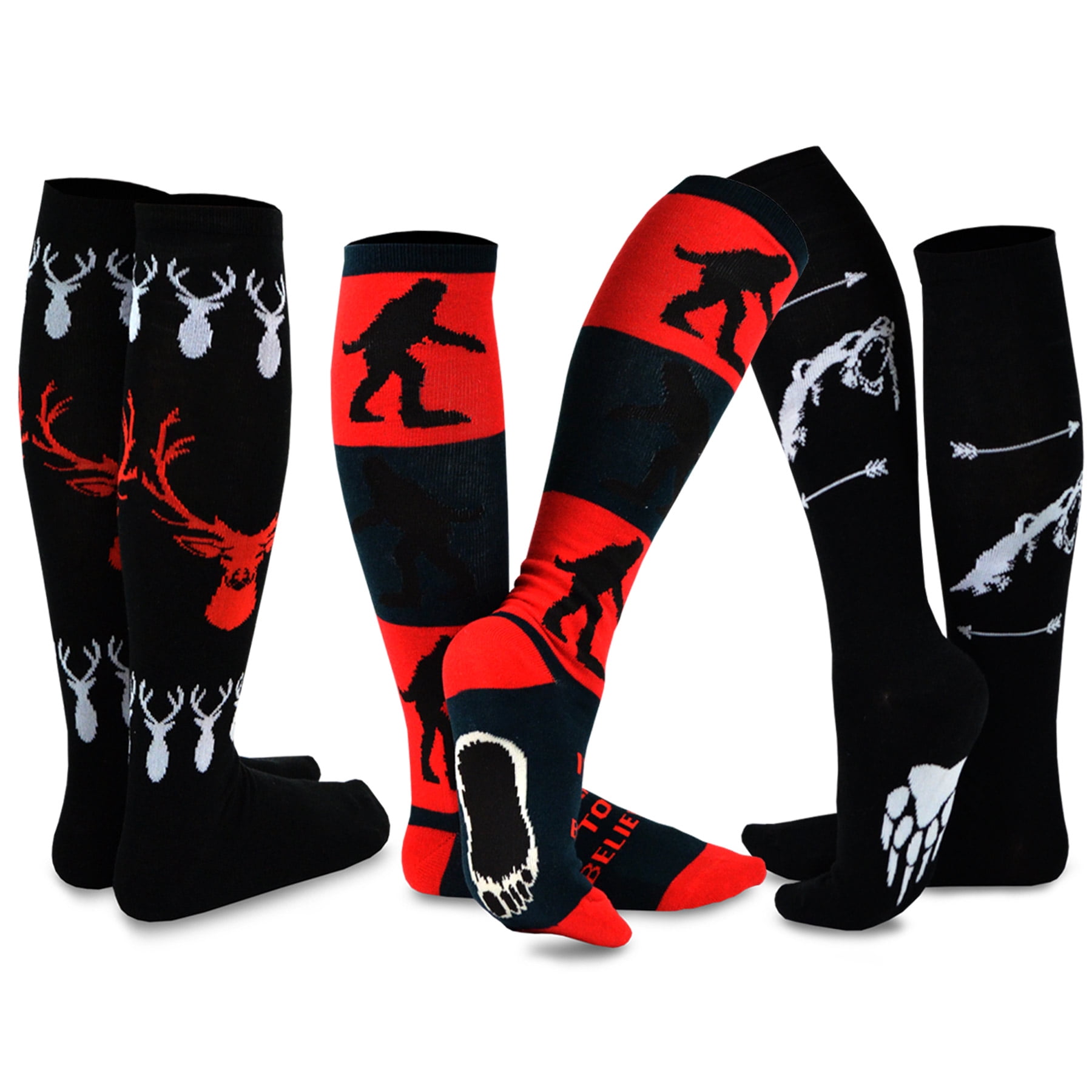 TeeHee Fun Novelty Cotton Knee High Socks for Junior and Women ...