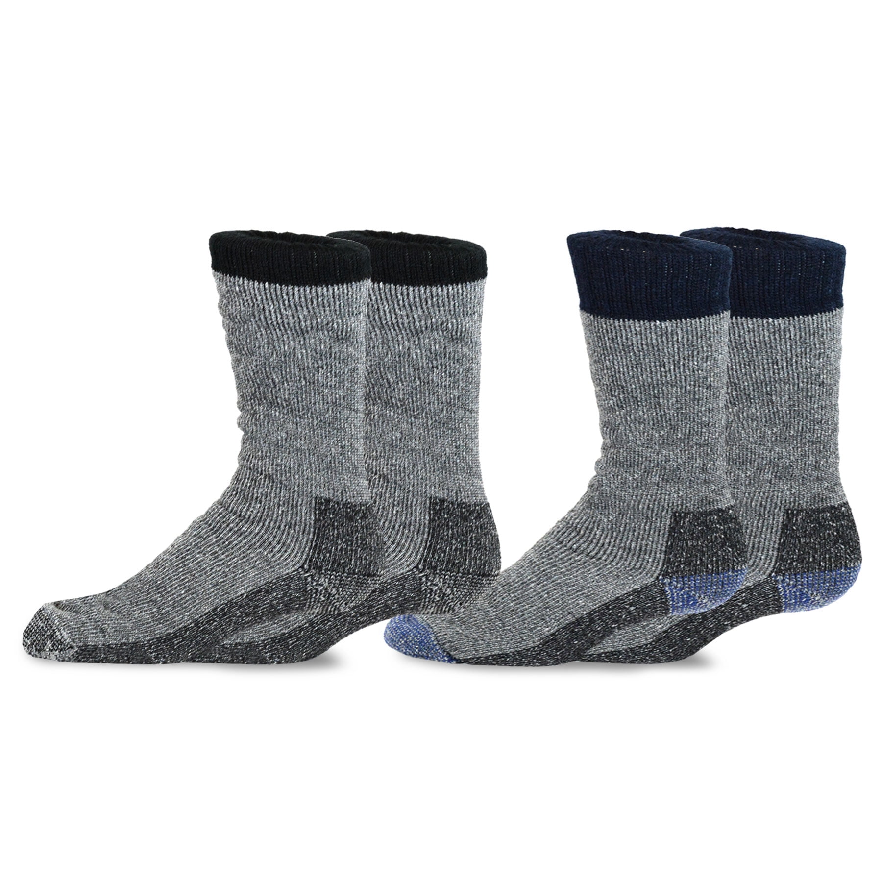 TeeHee Heavyweight Outdoor Wool Thermal Boot Socks for Men 2-Pack ...