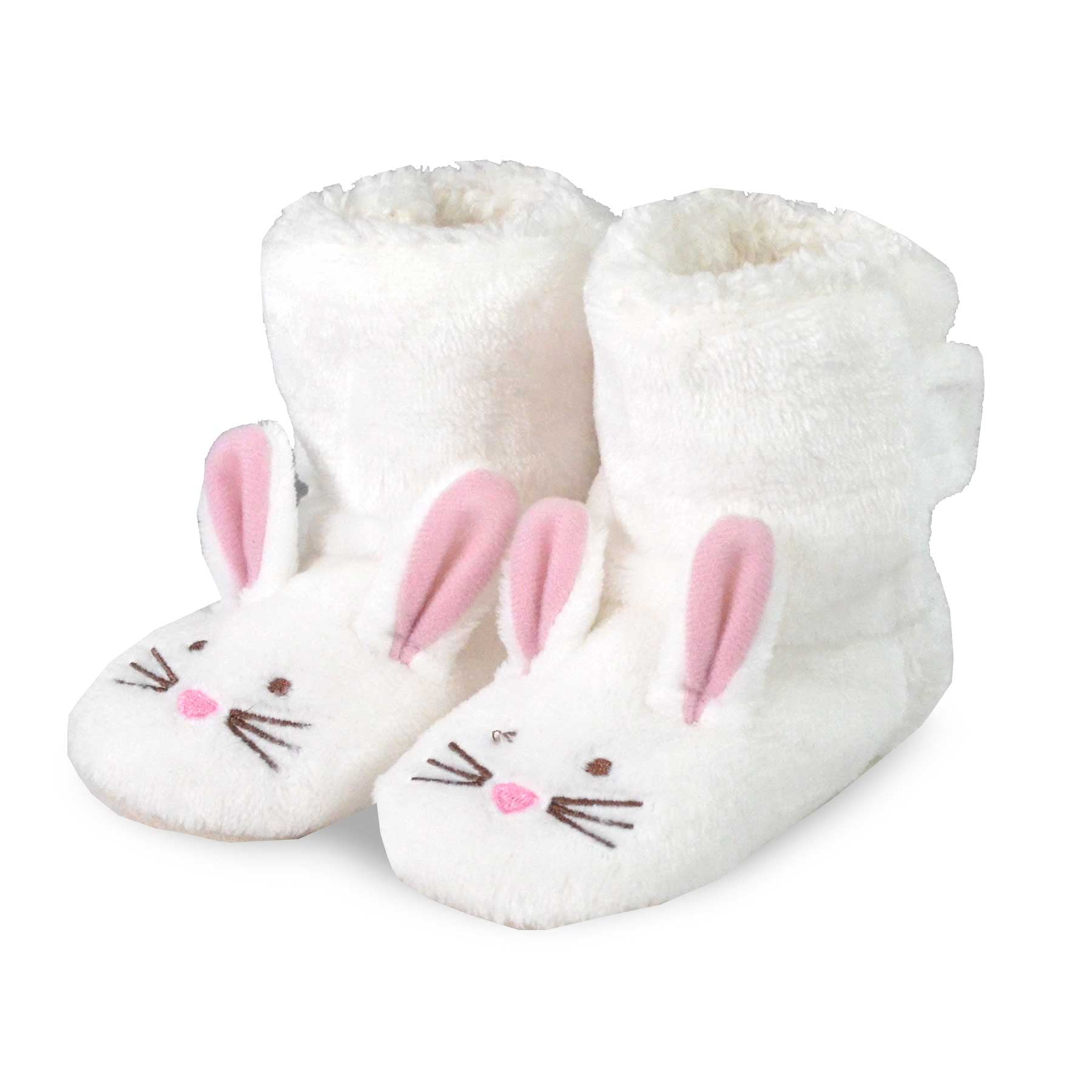 TeeHee Kids Fun and Cozy Rabit Fleece Booties for Infant Baby and ...