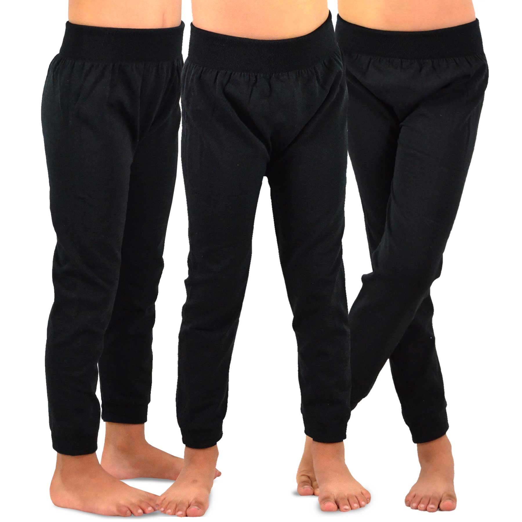 TeeHee Kids Girls Fleece Inner Brushed Leggings 3 Pack (9-10 Years ...