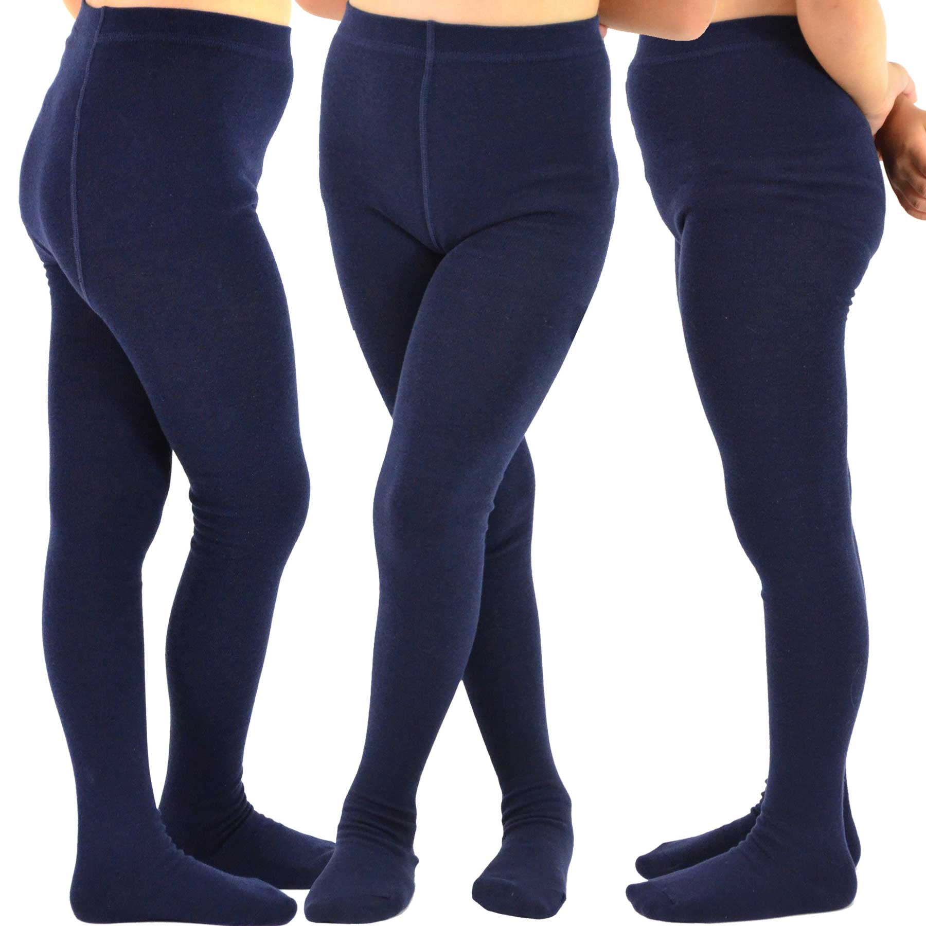 TeeHee Toddler Kids Girls Cotton Fashion Tights 3 Pair Pack Child's ...